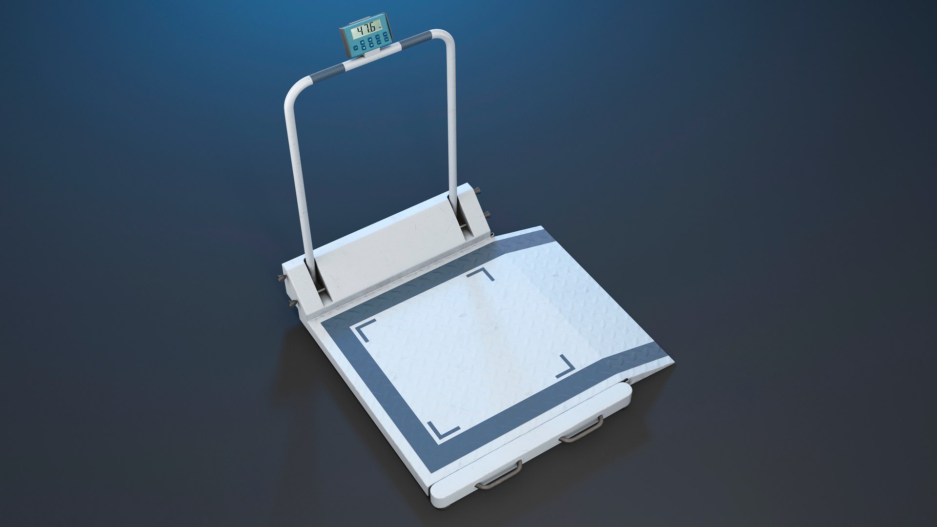 3D Medical Electronic Wheelchair Scale PBR - TurboSquid 2125865