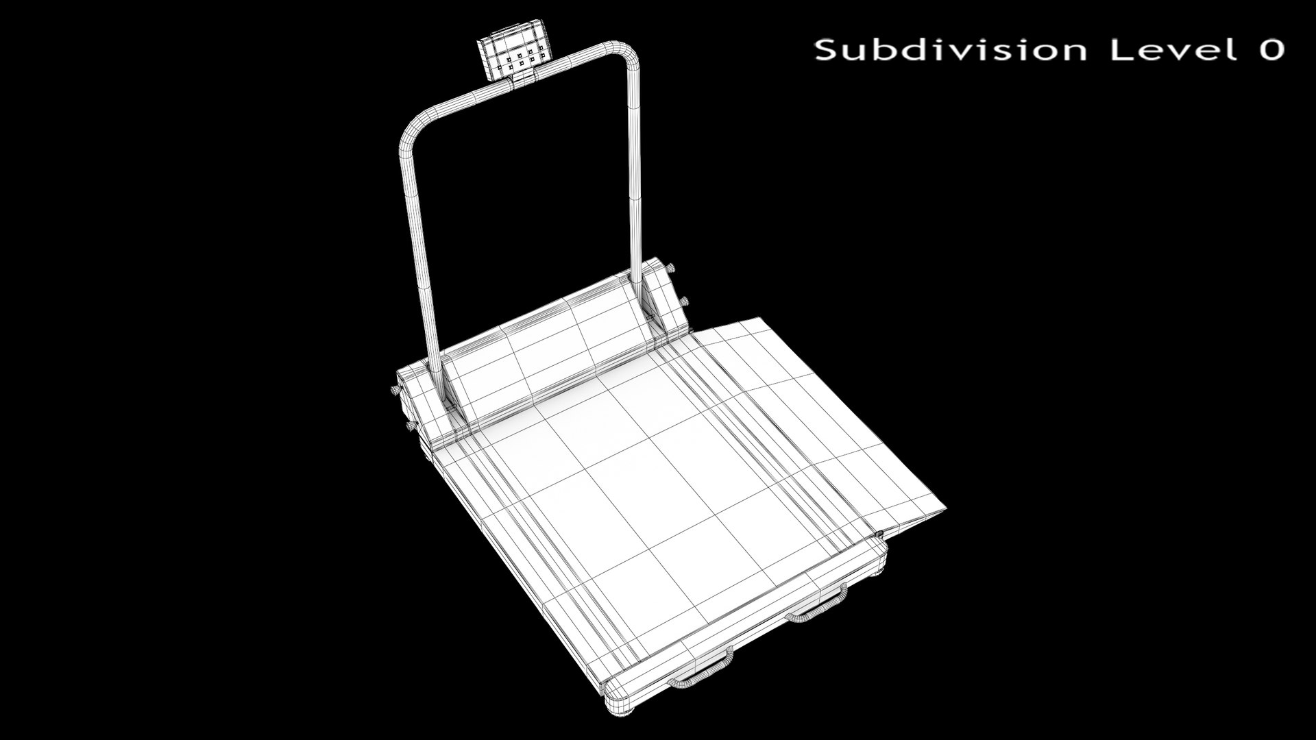 3D Medical Electronic Wheelchair Scale PBR - TurboSquid 2125865