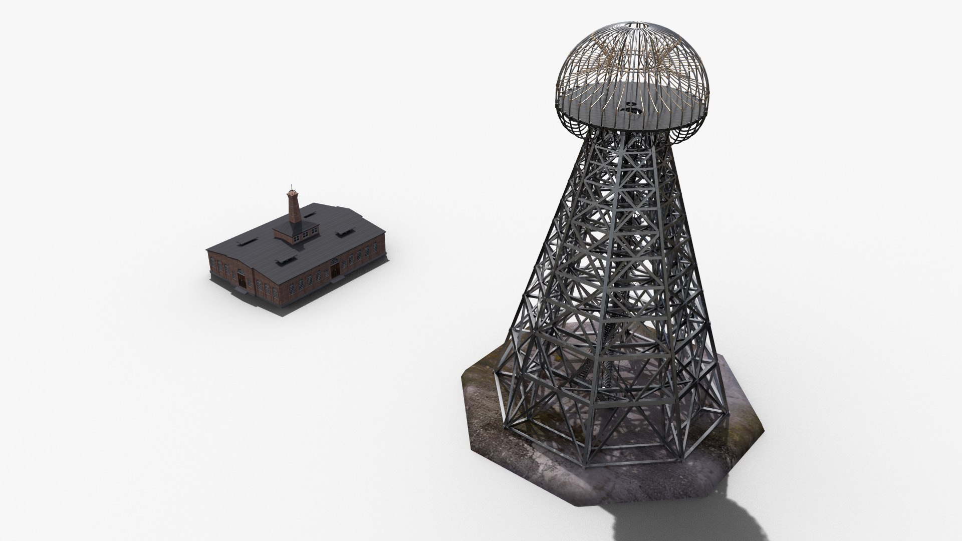 3D Model Wardenclyff Tower - TurboSquid 1547508