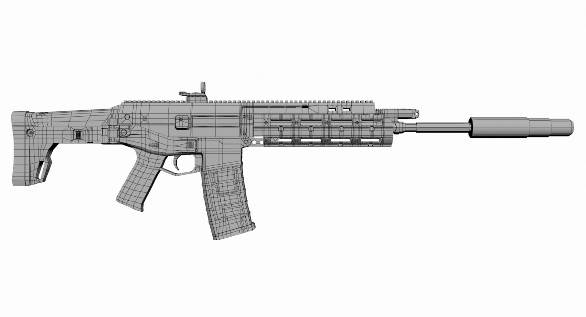 3D acr rifle model - TurboSquid 1285631