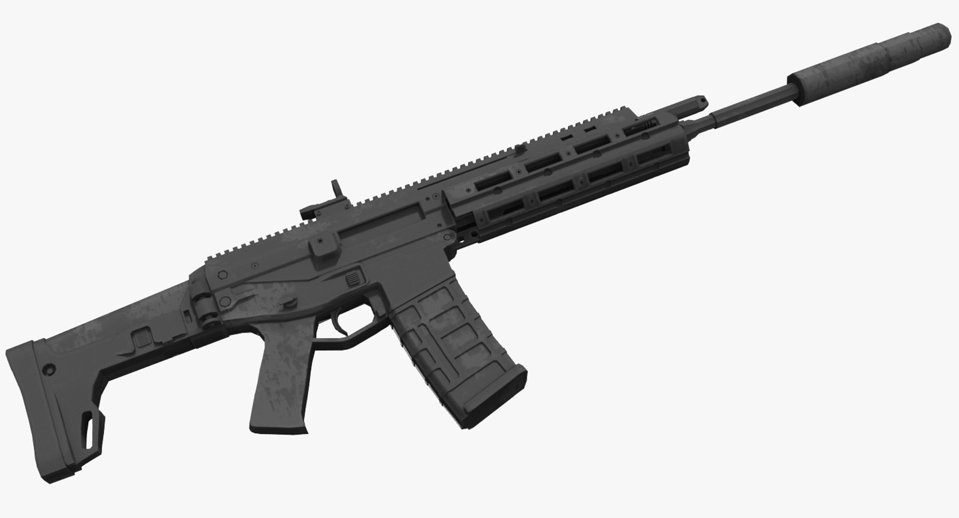 3D acr rifle model - TurboSquid 1285631