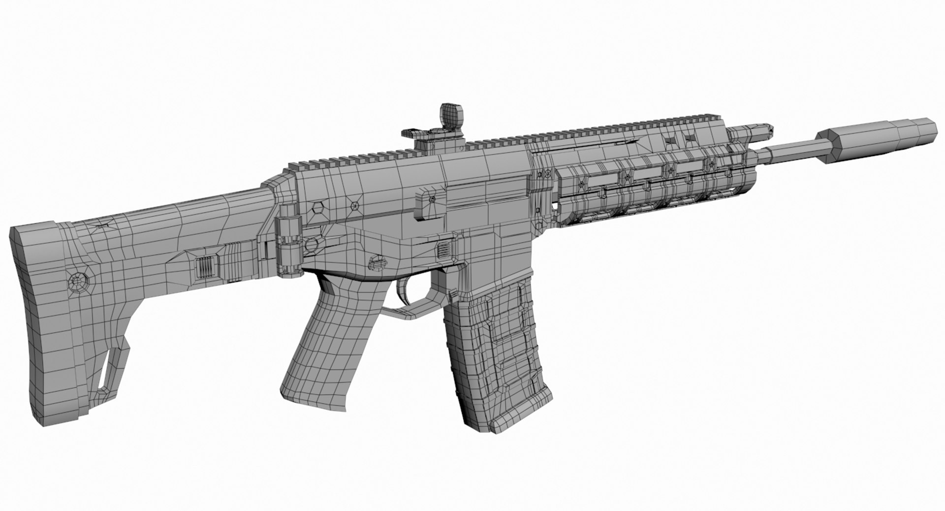 3D acr rifle model - TurboSquid 1285631