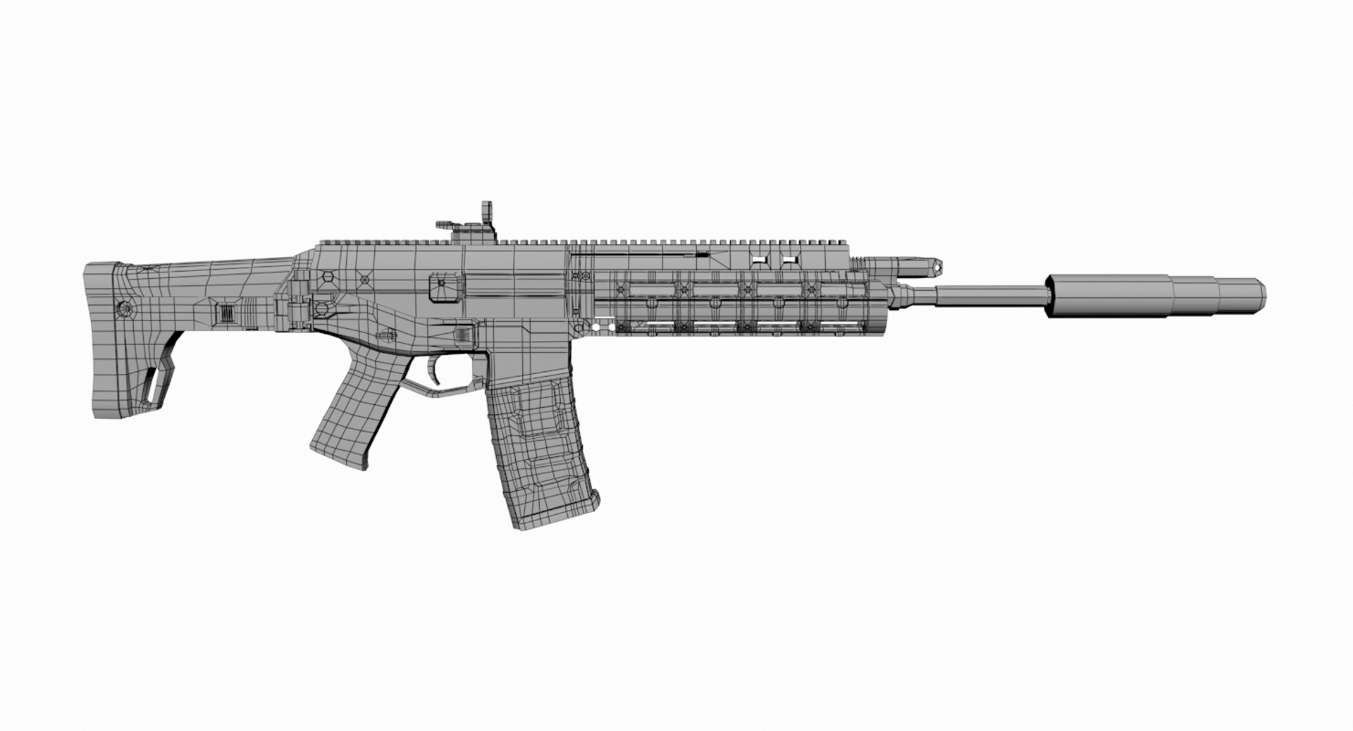 3D acr rifle model - TurboSquid 1285631