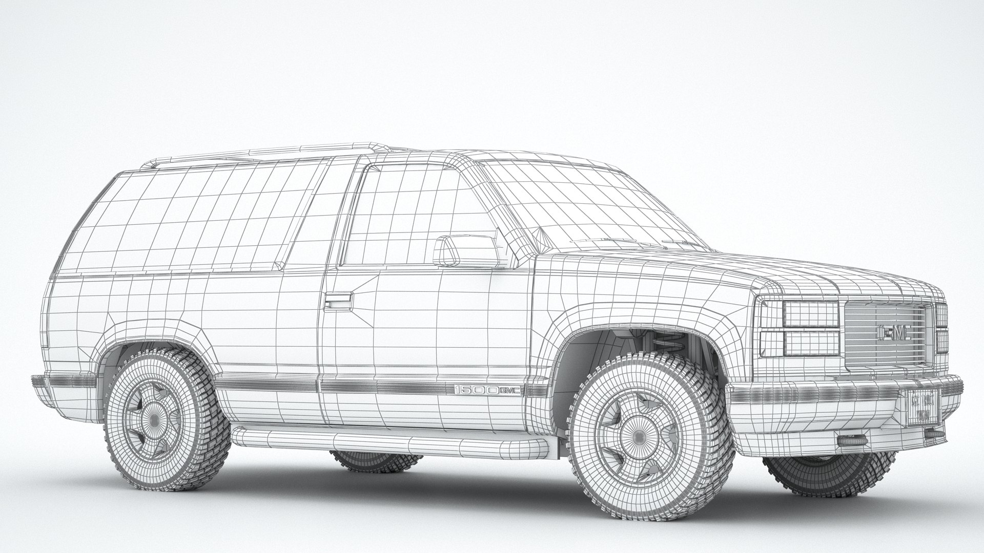 3D Model GMC Yukon 1995 - TurboSquid 2196162