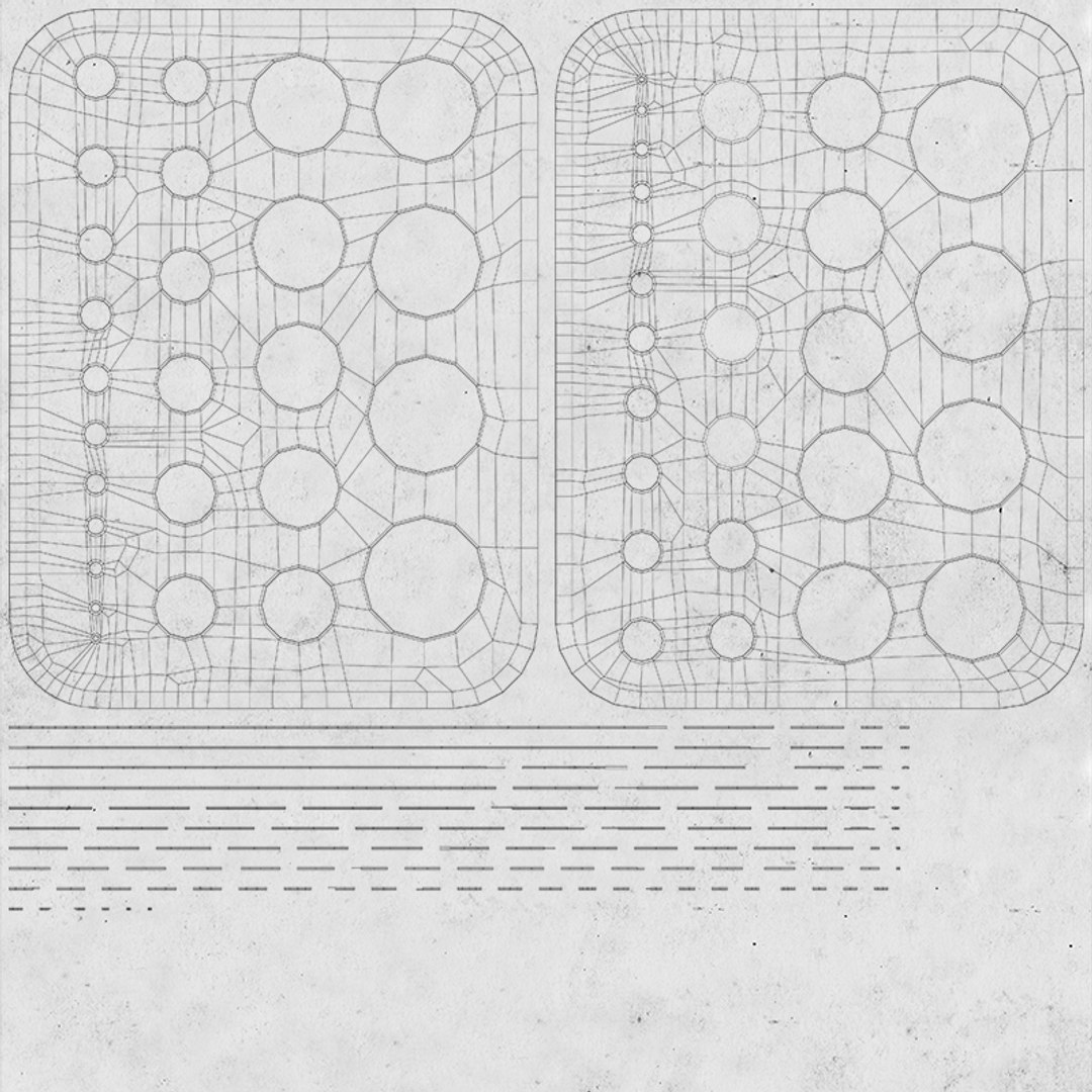 3D Model Stencil Cercles - TurboSquid 1651709
