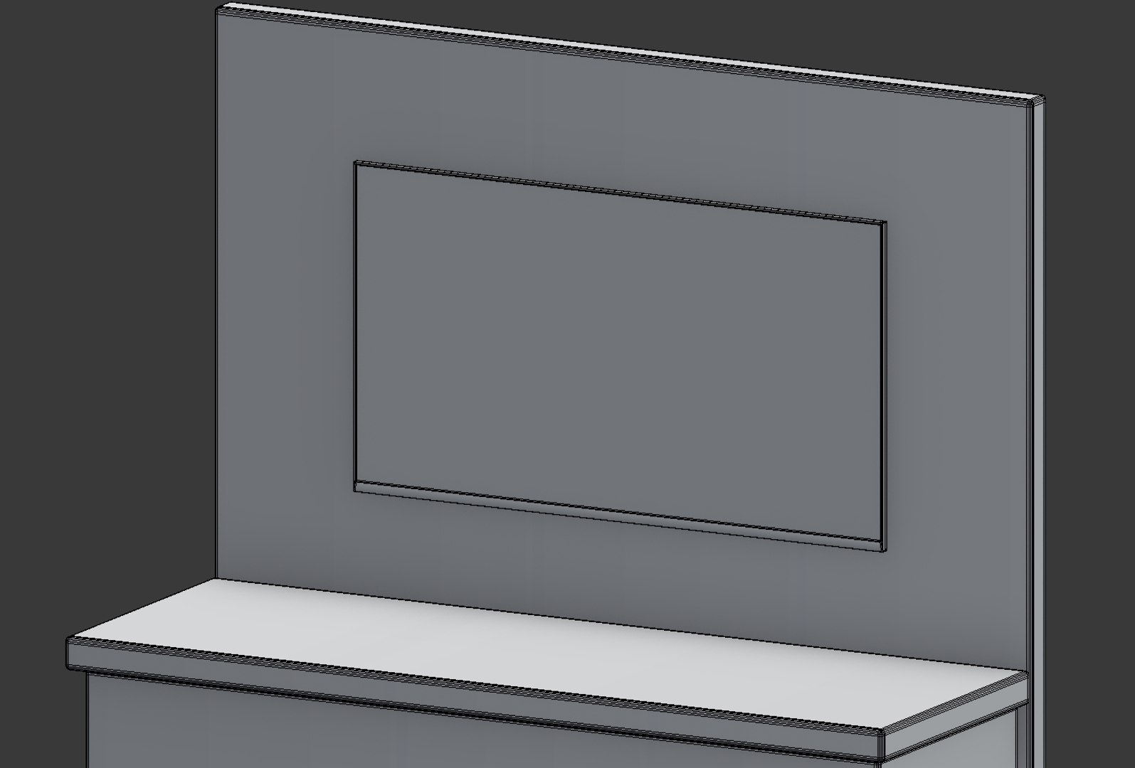 3D Model Tv Wall Panel Flat Screen - TurboSquid 1214539