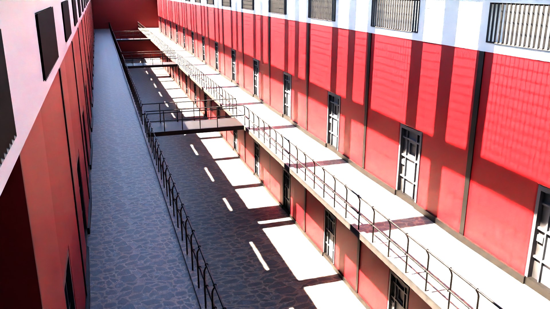 Prison Interior 3D Model - TurboSquid 2157336