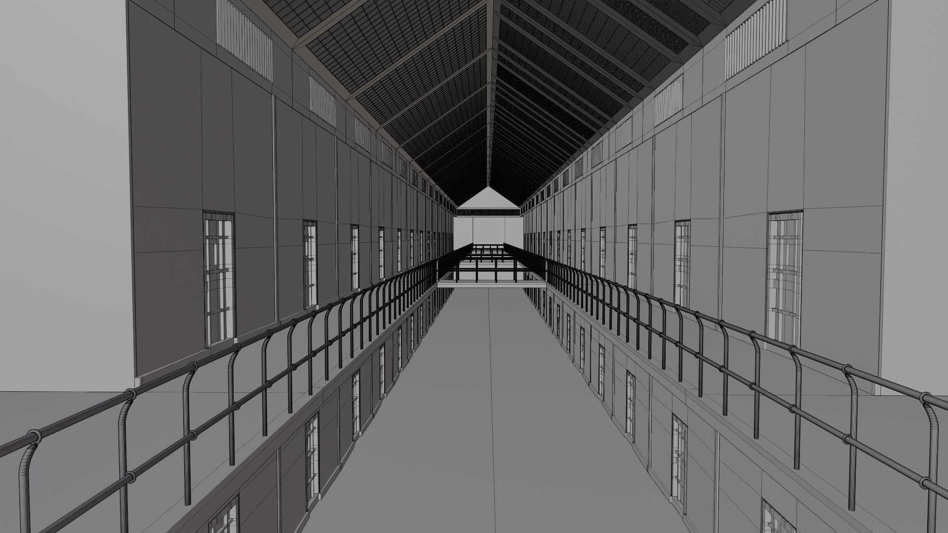Prison Interior 3D Model - TurboSquid 2157336