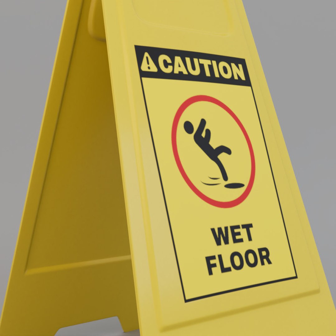 Free 3D Floor Sign - TurboSquid 2249753