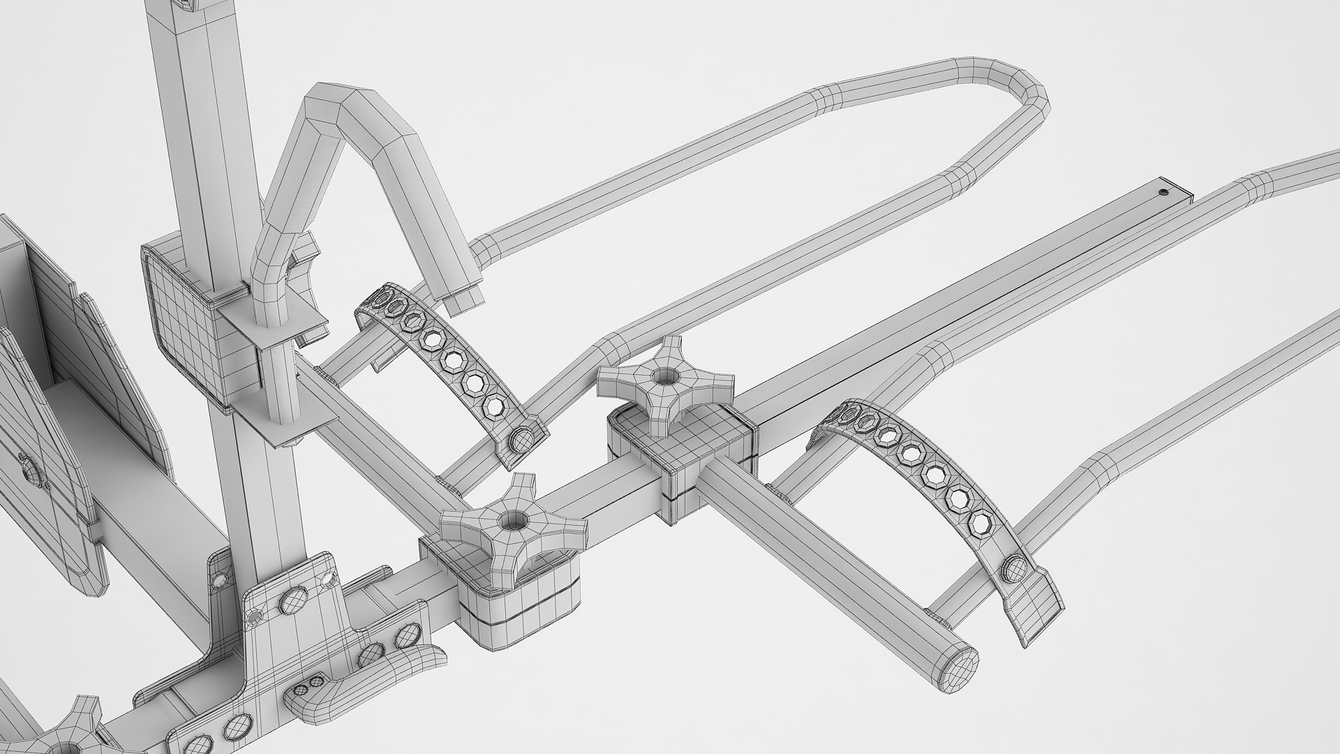 Bike Platform Hitch Rack Collection 01 model - TurboSquid 1808296