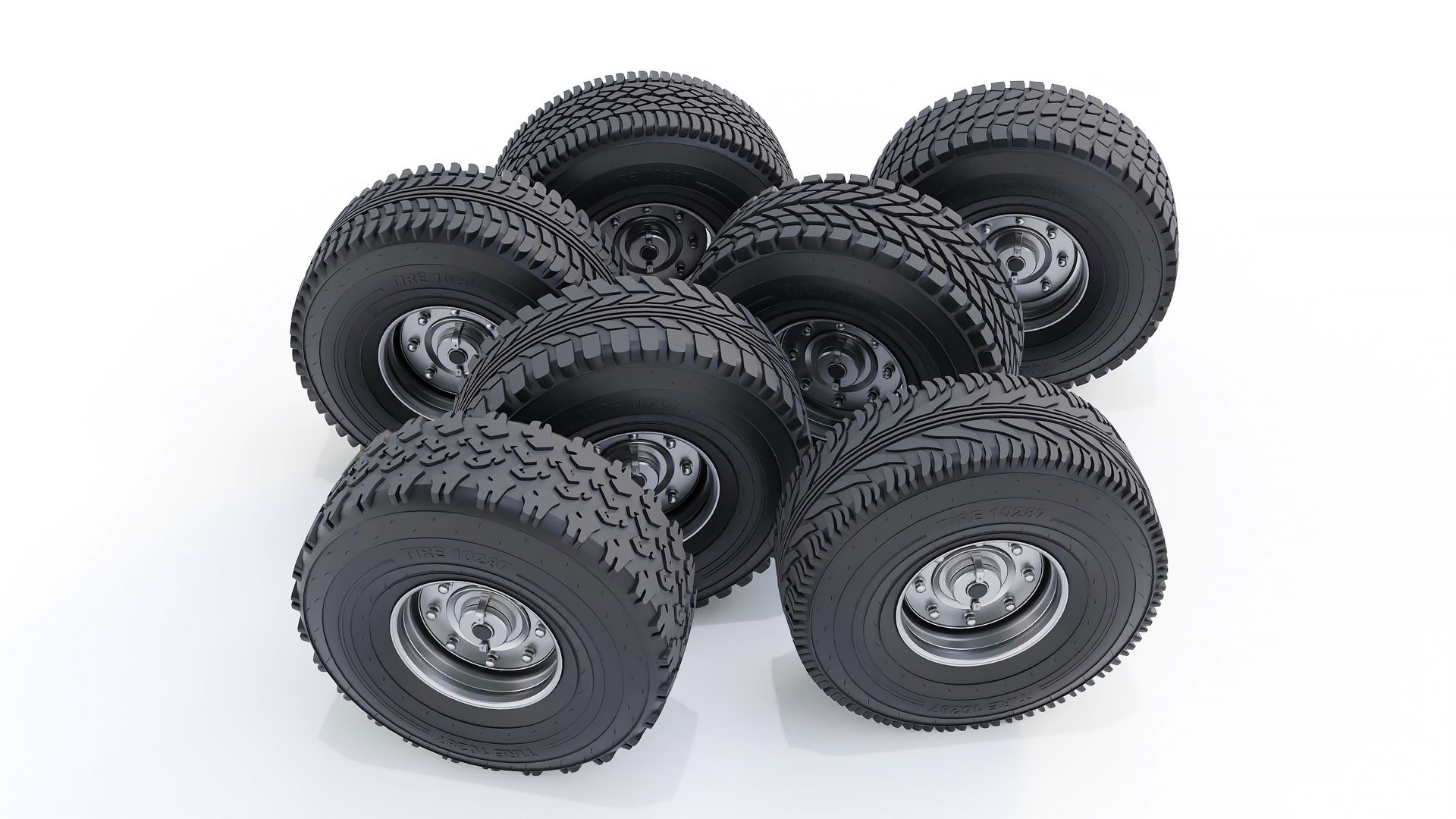 Tires 3D Model - TurboSquid 1976632