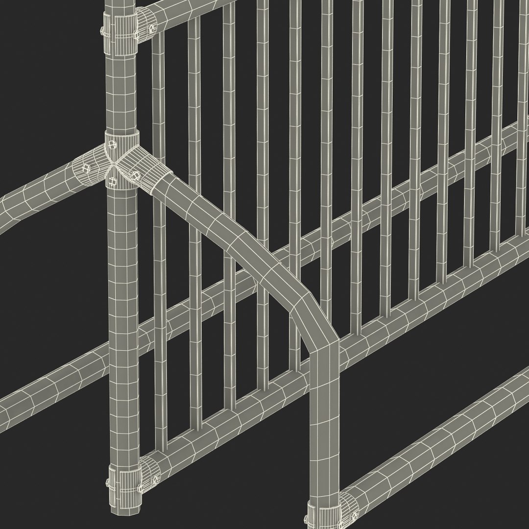 bike rack 4 3d model