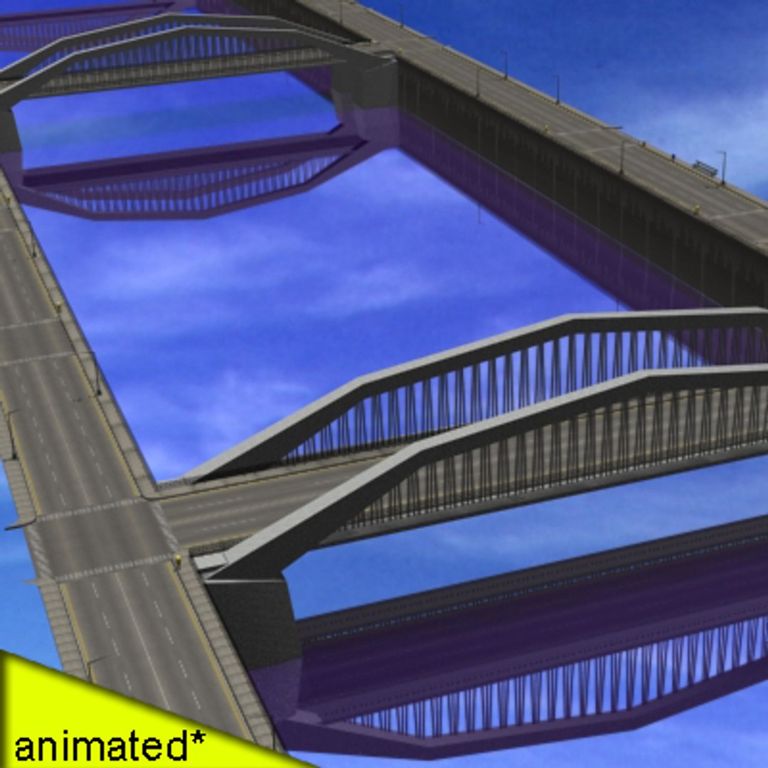 3d model cities river