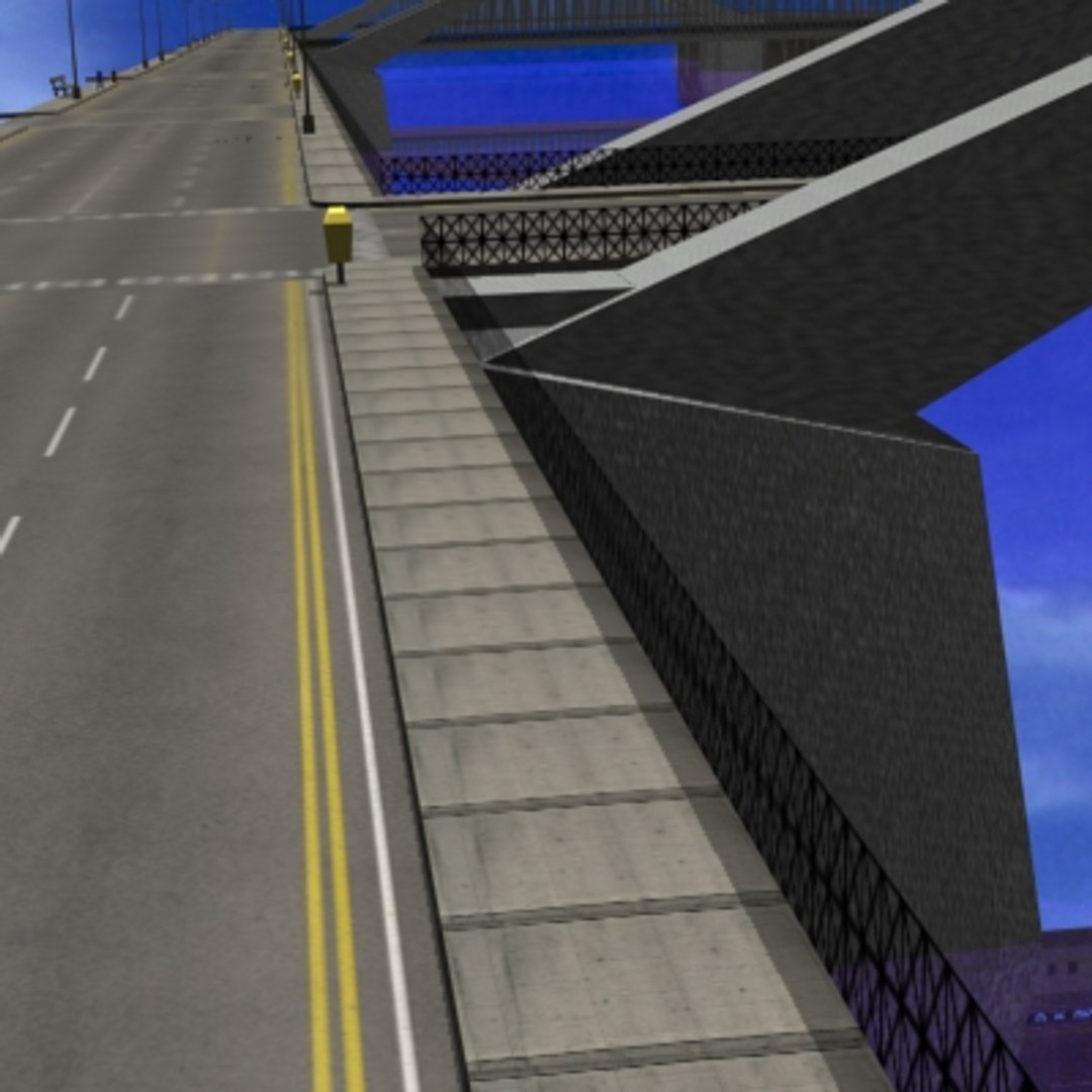 3d model cities river