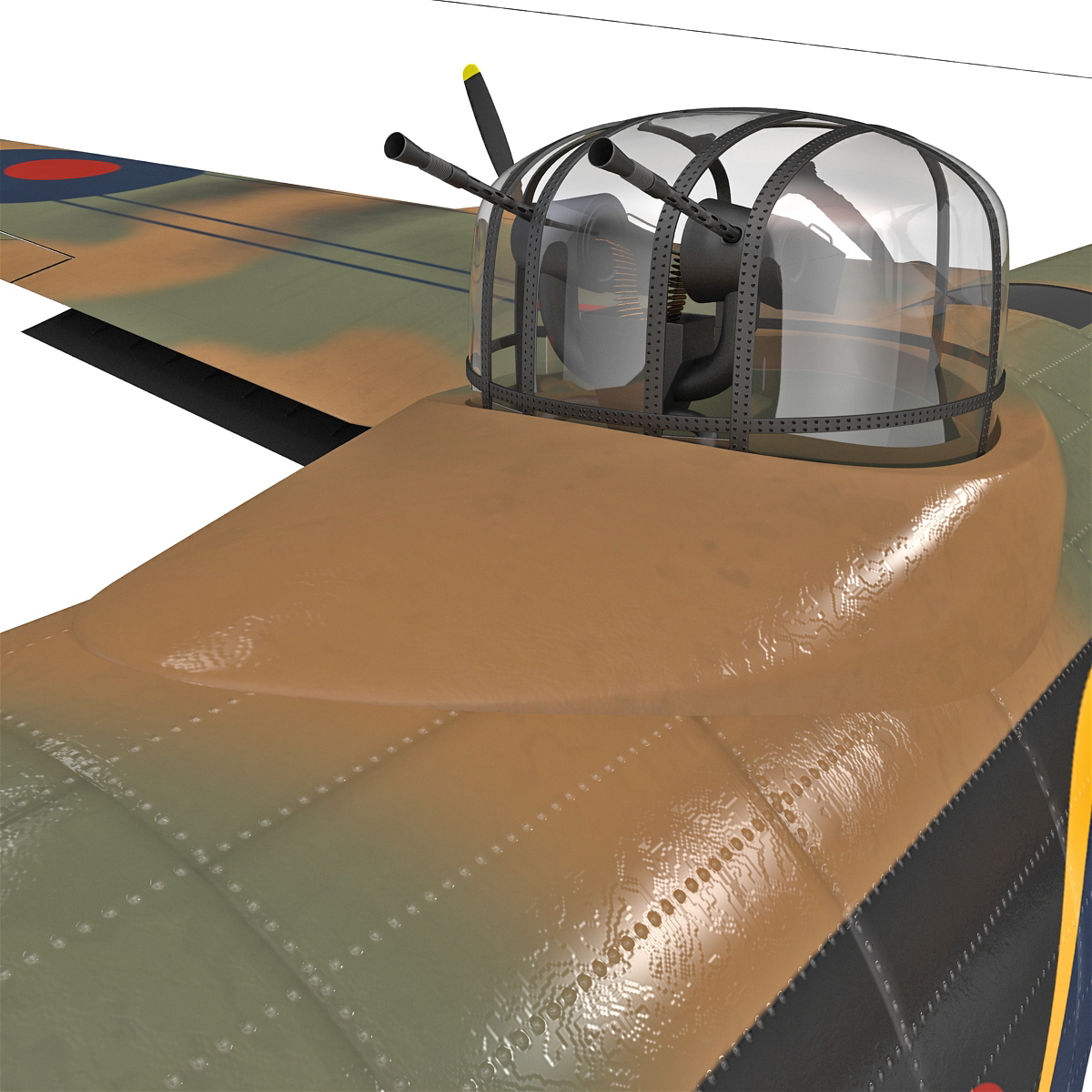 3d british heavy bomber avro lancaster model