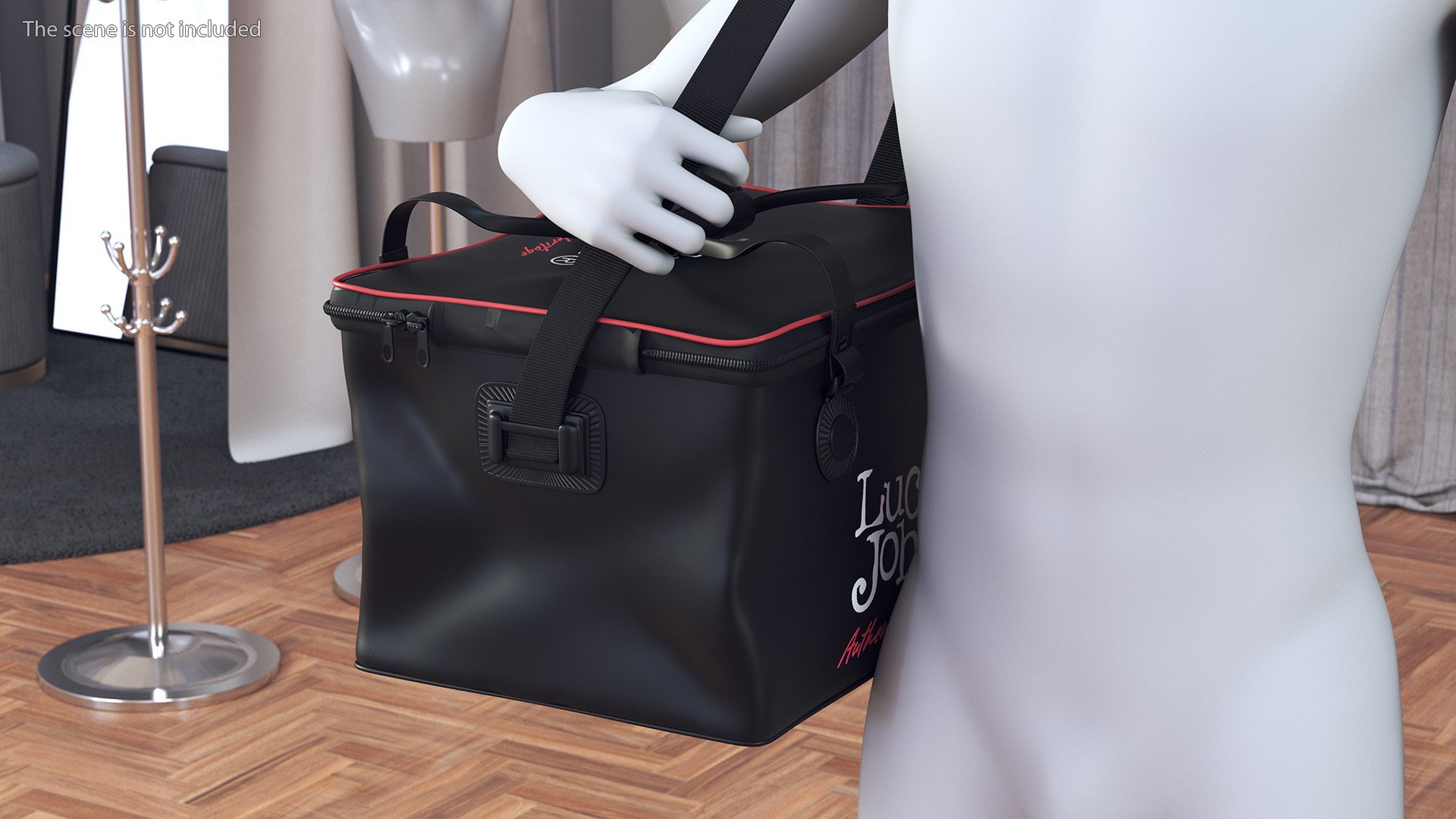 Black Thermal Fishing Bag Lucky John On Manikin 3D Model - TurboSquid ...