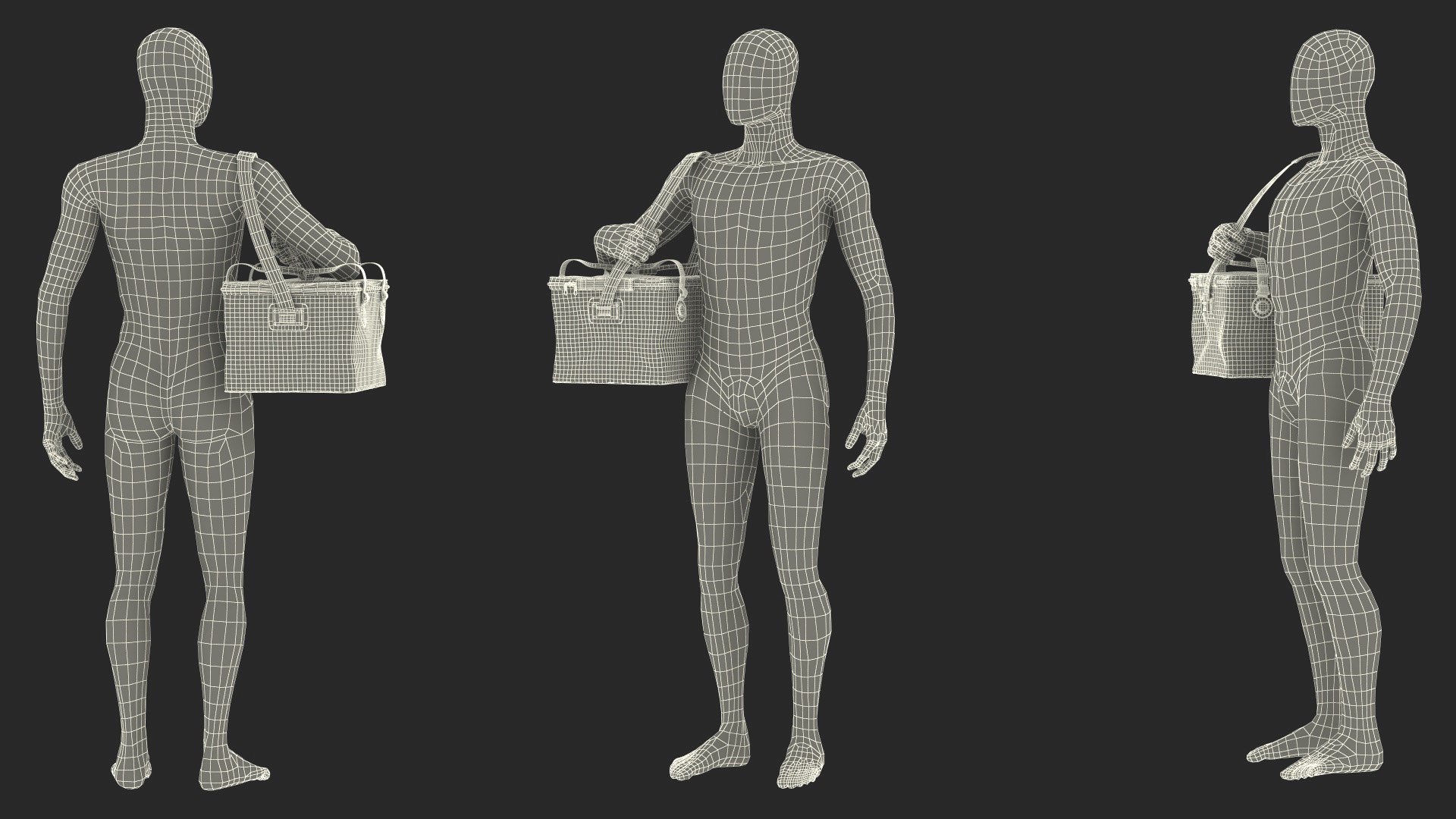 Black Thermal Fishing Bag Lucky John On Manikin 3D Model - TurboSquid ...