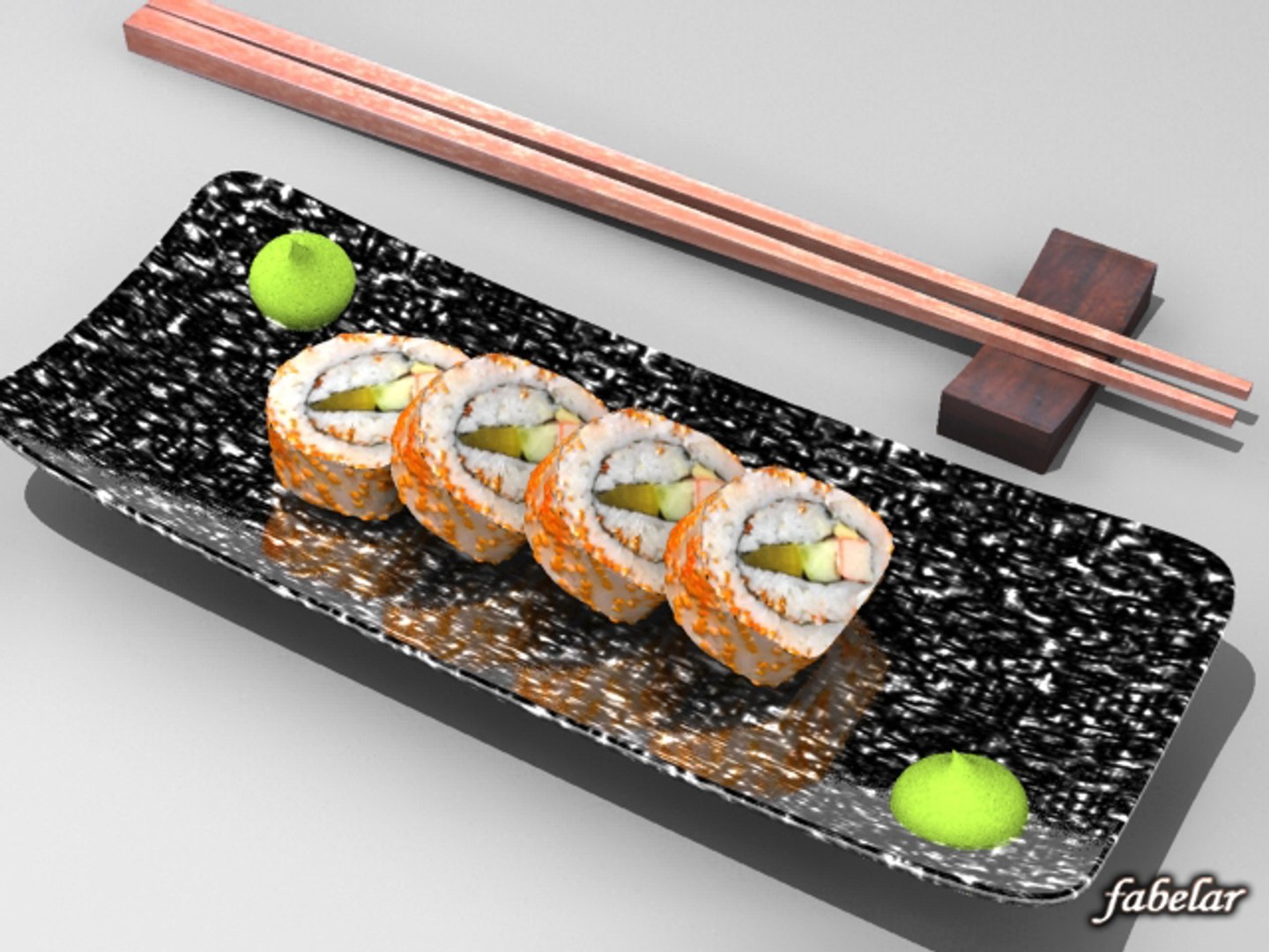 3d California Maki Roll