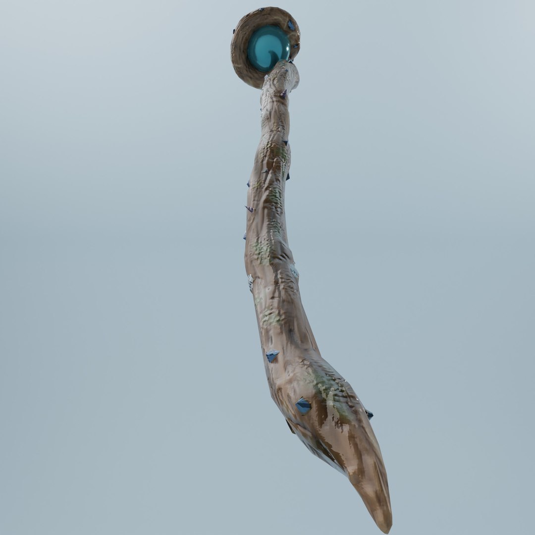 Magic Sea Staff Model - TurboSquid 1770995