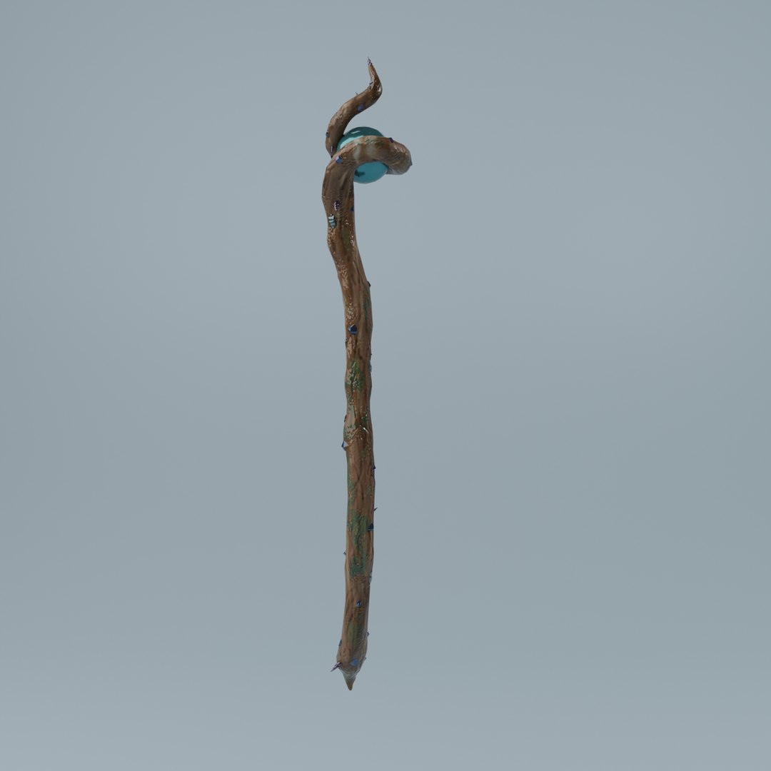 Magic Sea Staff Model - TurboSquid 1770995