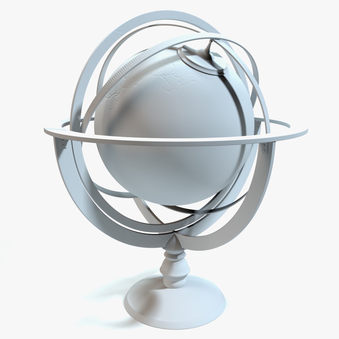 3d Max Armillary Sphere
