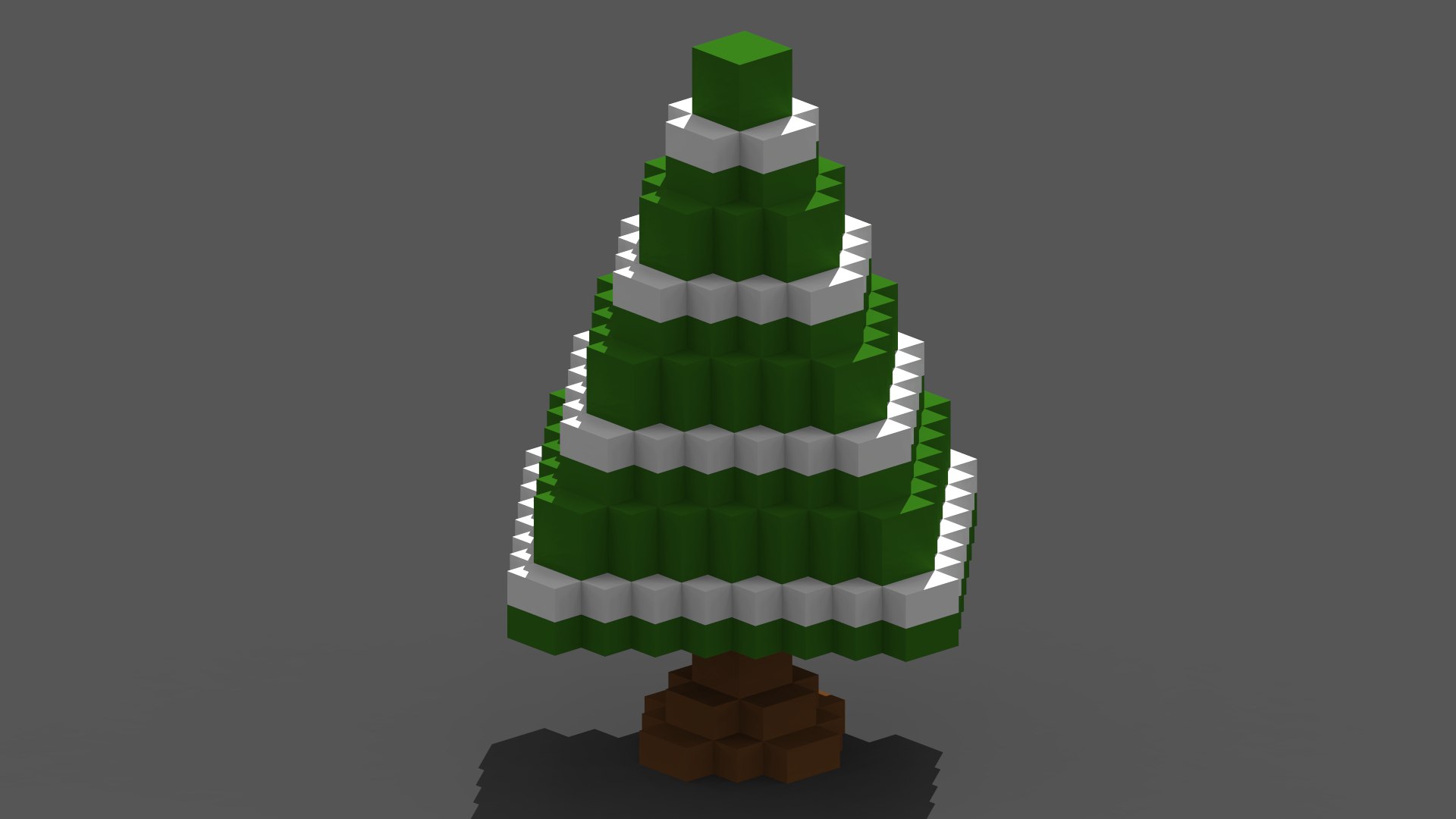 Voxel Tree 3D Model - TurboSquid 1351190