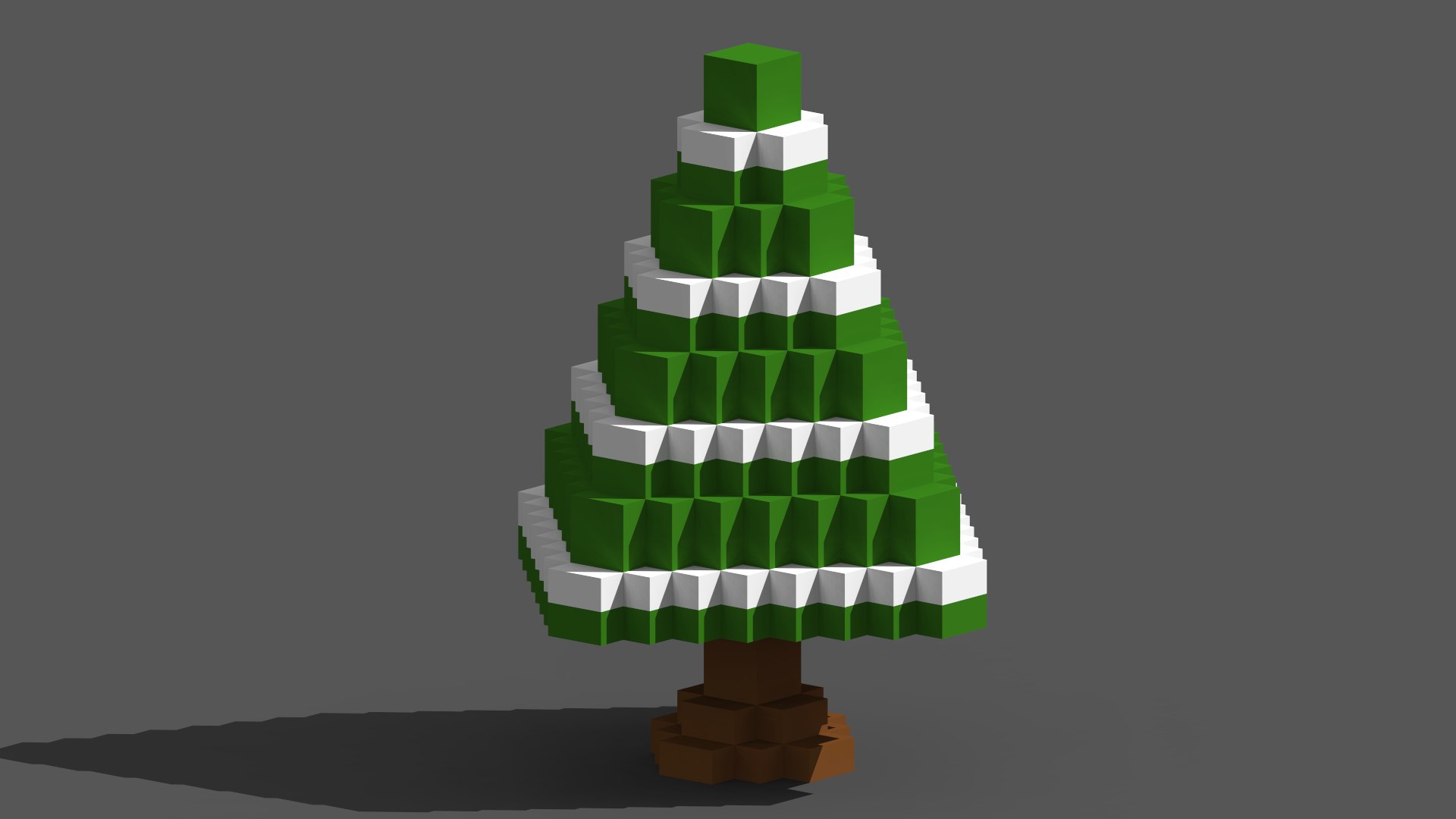 Voxel Tree 3D Model - TurboSquid 1351190