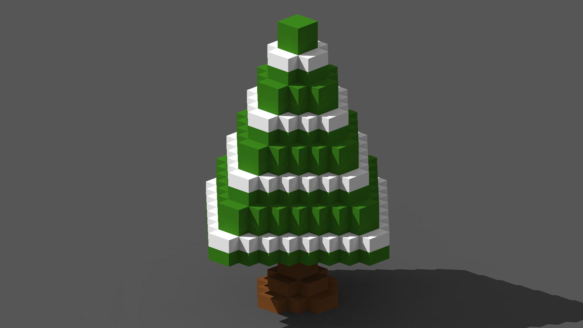 Voxel Tree 3D Model - TurboSquid 1351190