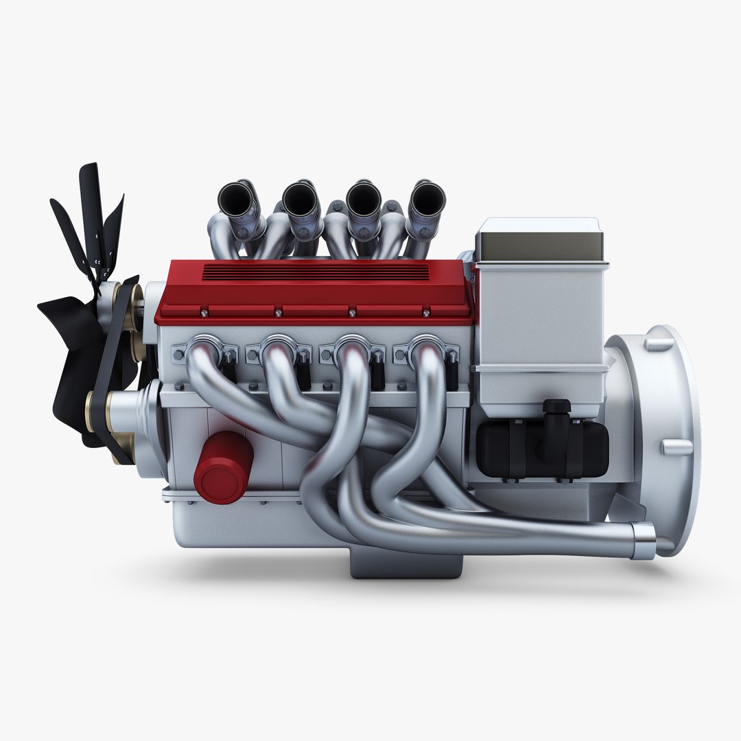 3D Generic Engine V8 - TurboSquid 1517588