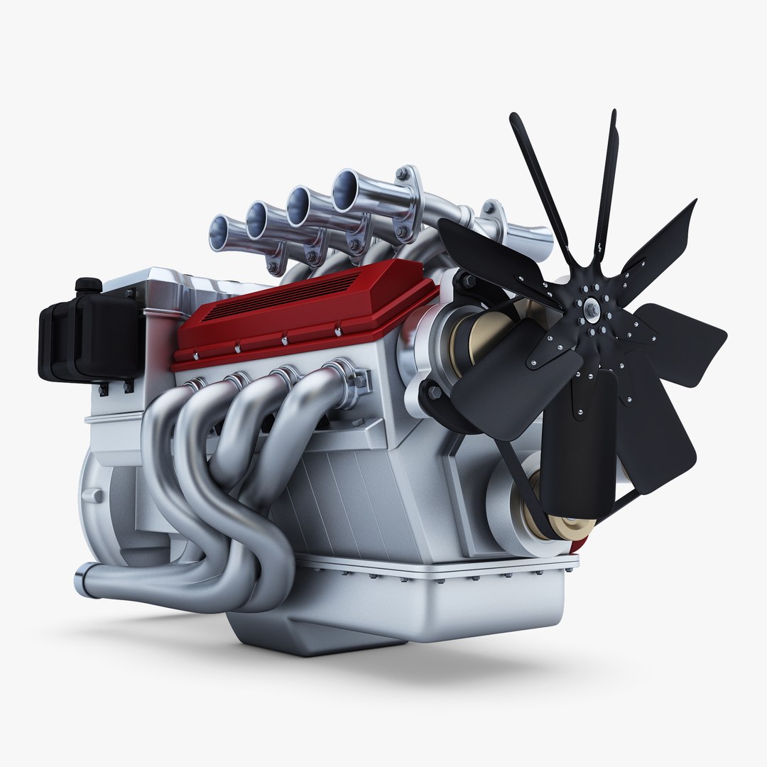 3D Generic Engine V8 - TurboSquid 1517588