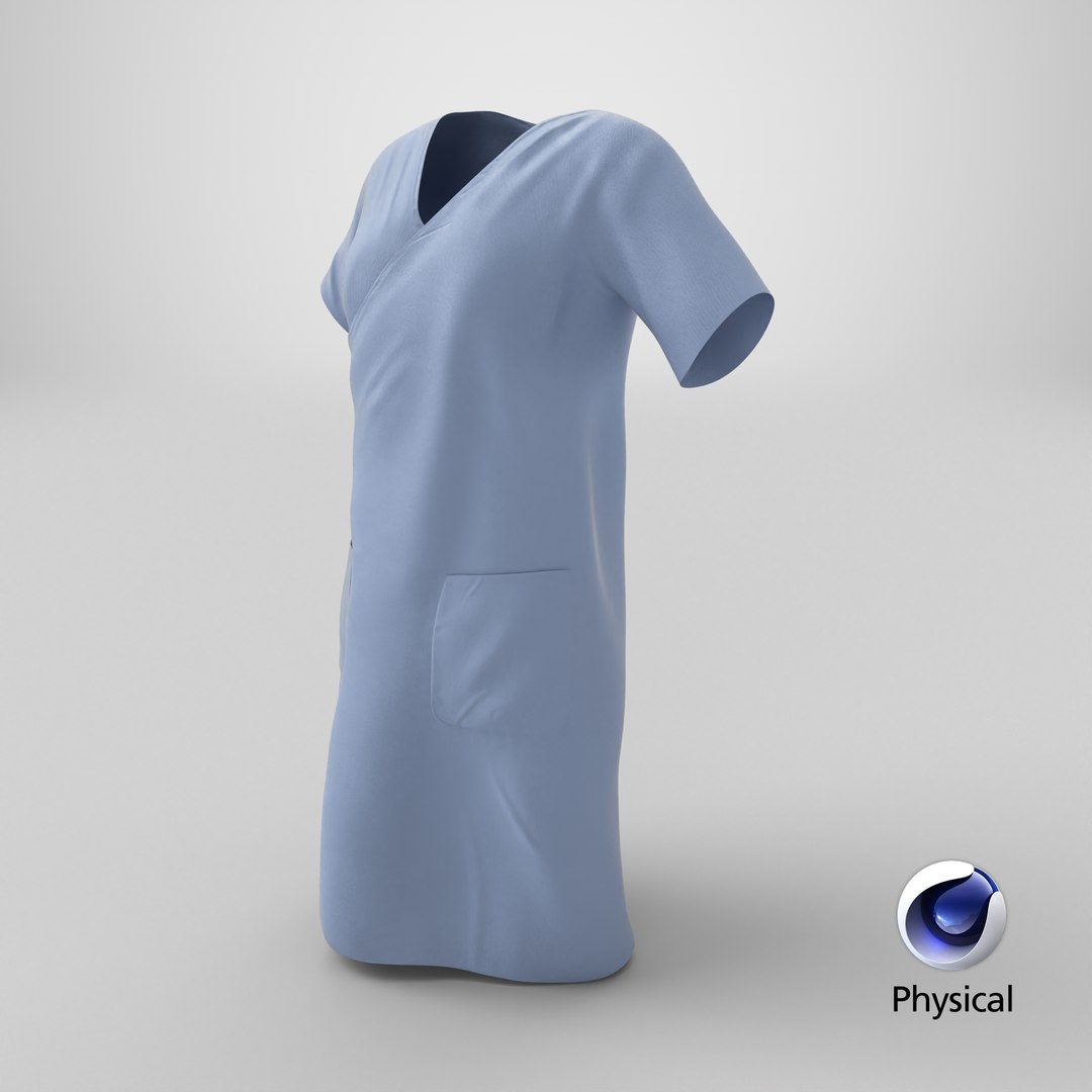 3D Patient Clothing For Female - TurboSquid 2176907
