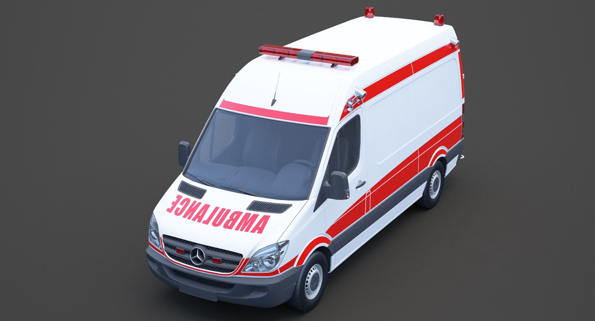 3D Mercedes Benz Sprinter Ambulance - TurboSquid 2159580
