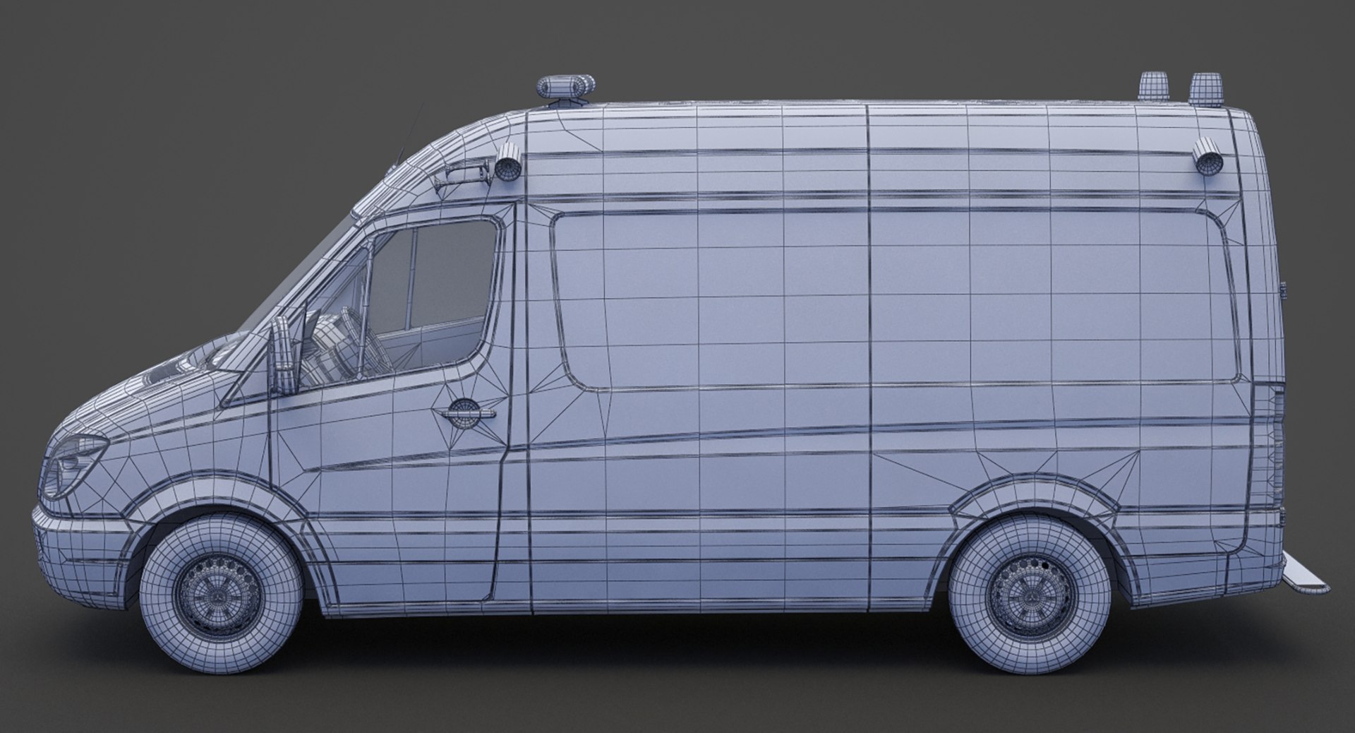 3D Mercedes Benz Sprinter Ambulance - TurboSquid 2159580