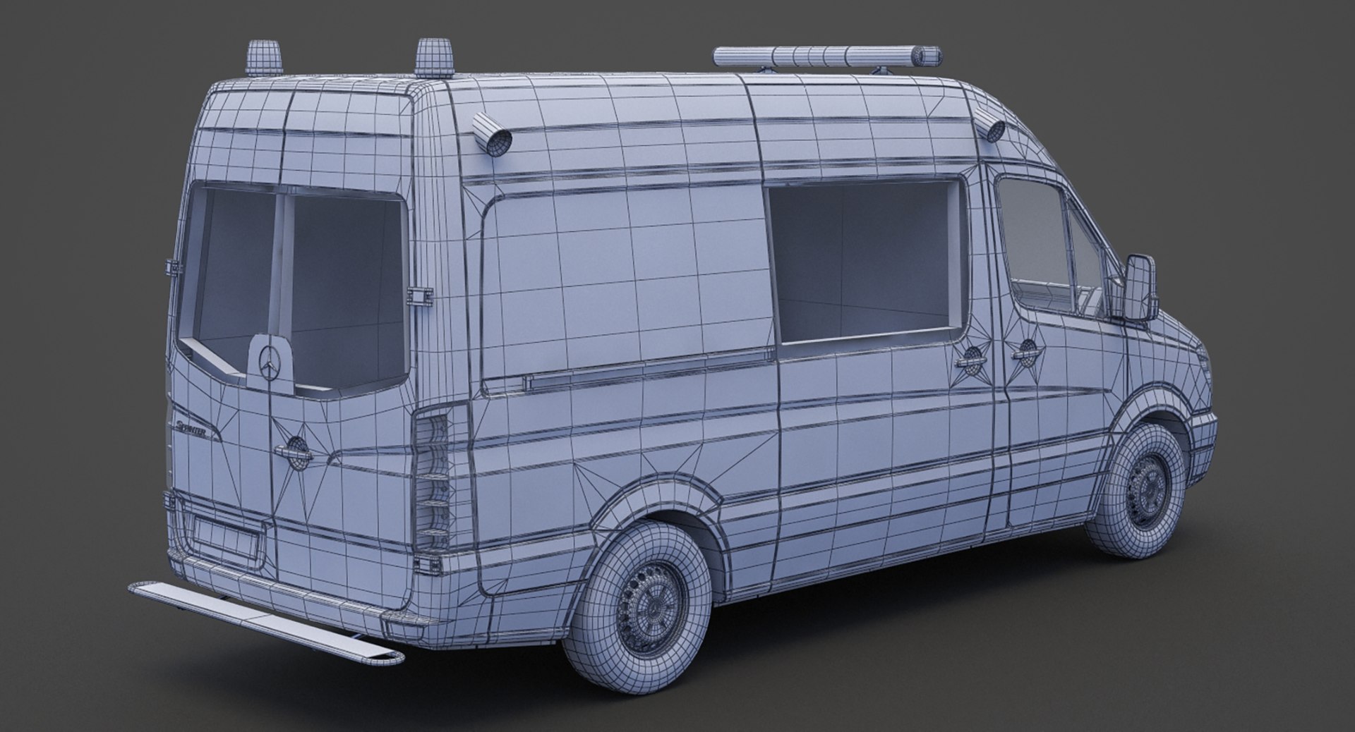 3D Mercedes Benz Sprinter Ambulance - TurboSquid 2159580