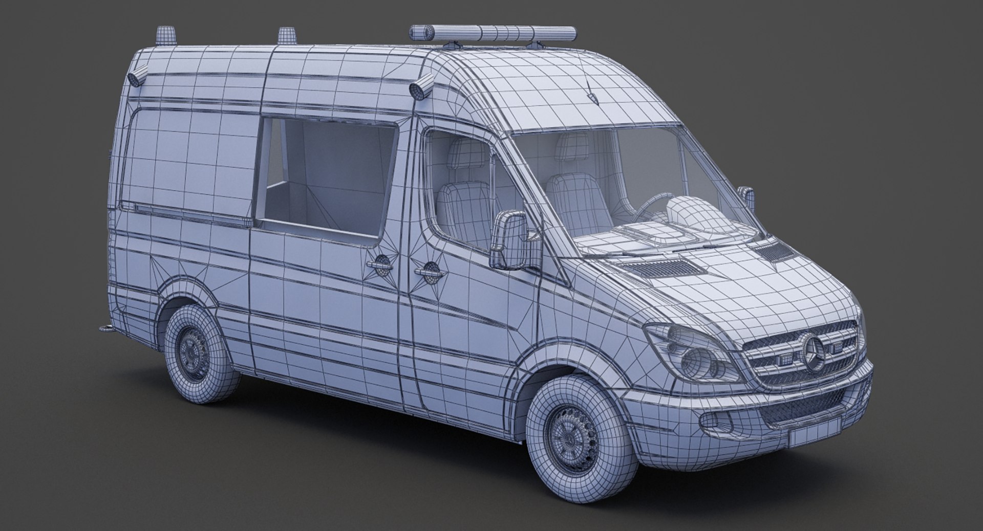 3D Mercedes Benz Sprinter Ambulance - TurboSquid 2159580
