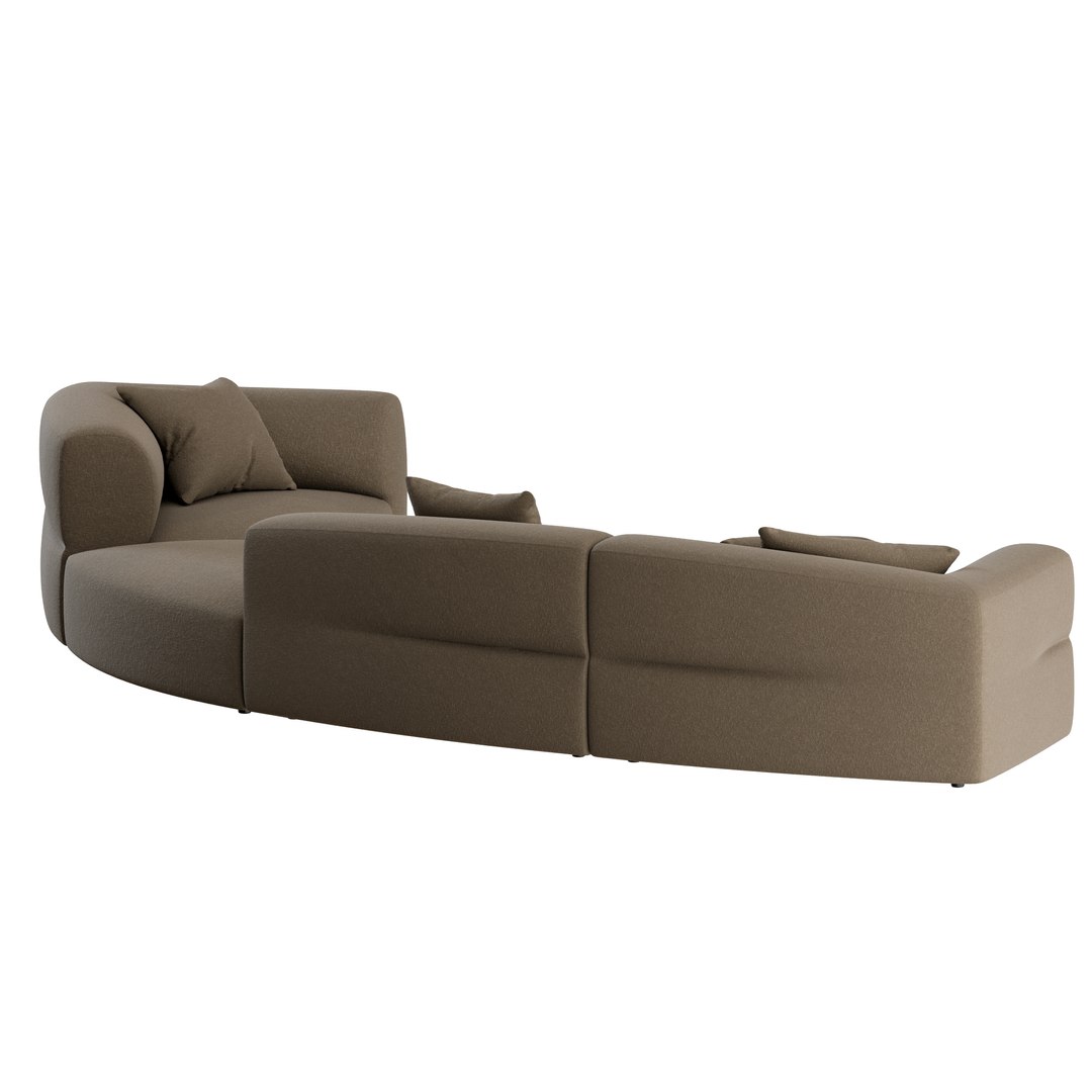 Emile Modular Curved Sofa By Molteni C Model - TurboSquid 2413510