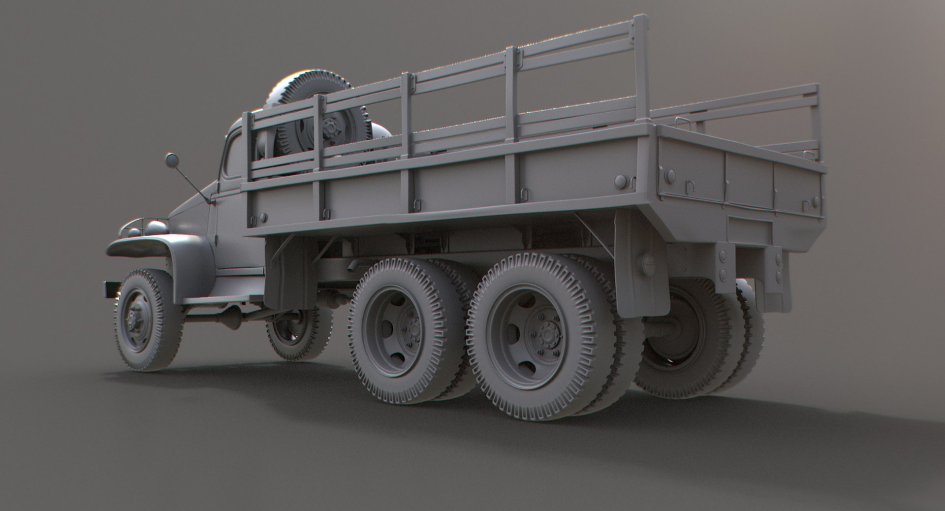 3D diamond t truck chassis model - TurboSquid 1366608