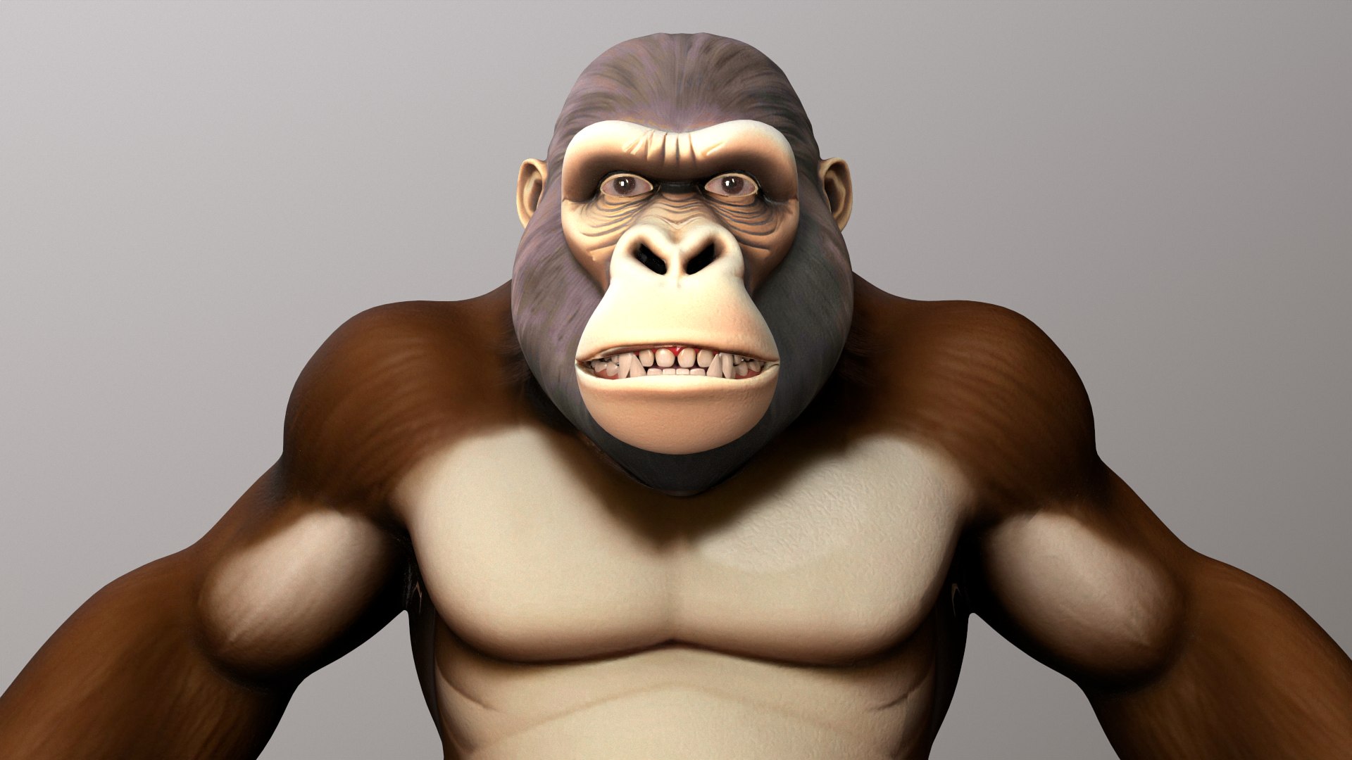 3D Model Gorilla - TurboSquid 2326597