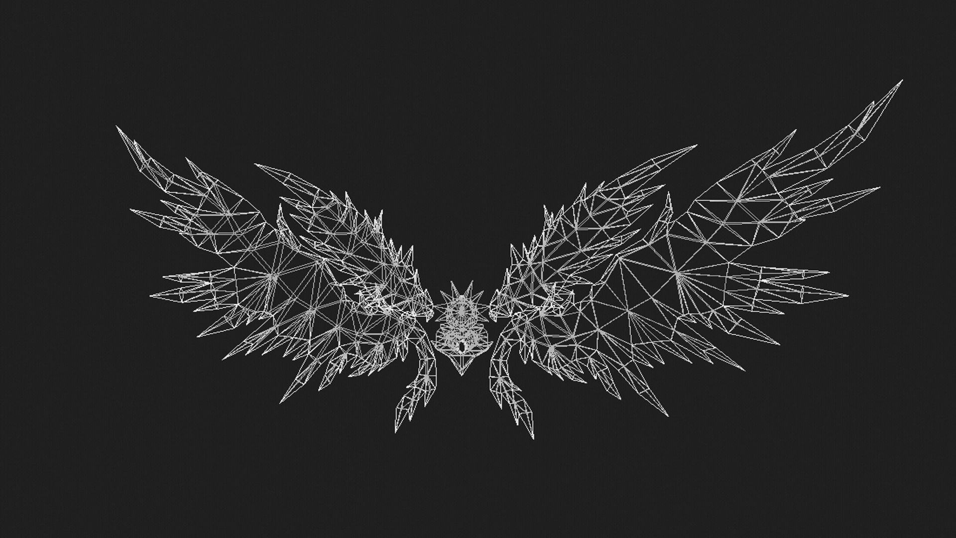 Futuristic Wing 3D Model - TurboSquid 1969619