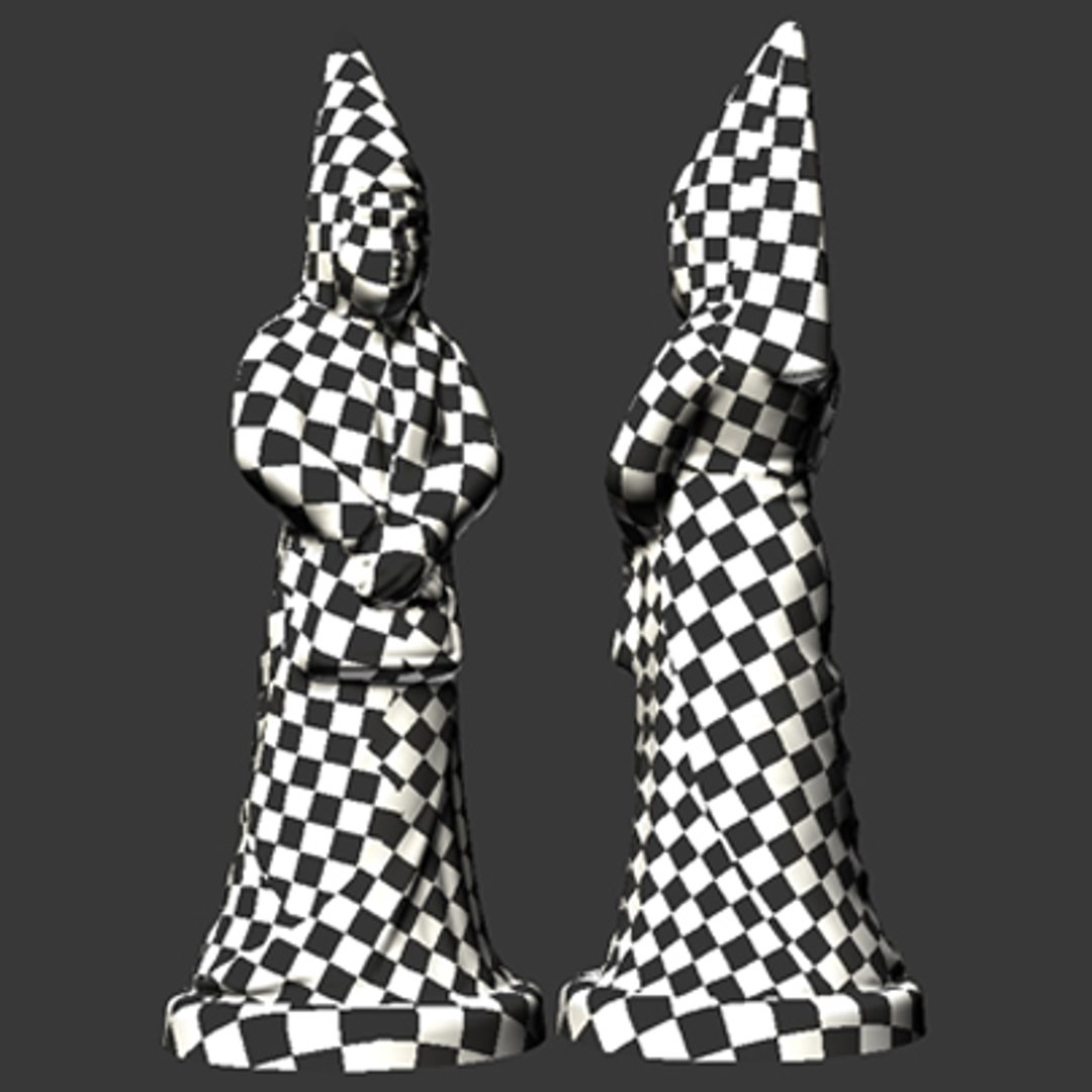 3d chess figures queen model