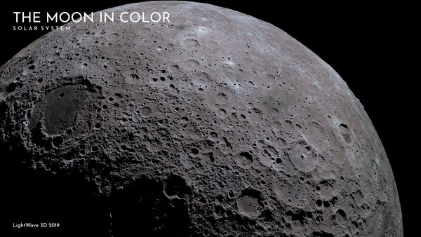 Moon color model - TurboSquid 1471925