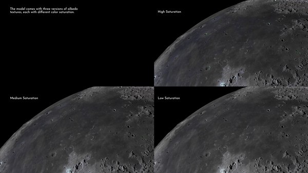 Moon color model - TurboSquid 1471925
