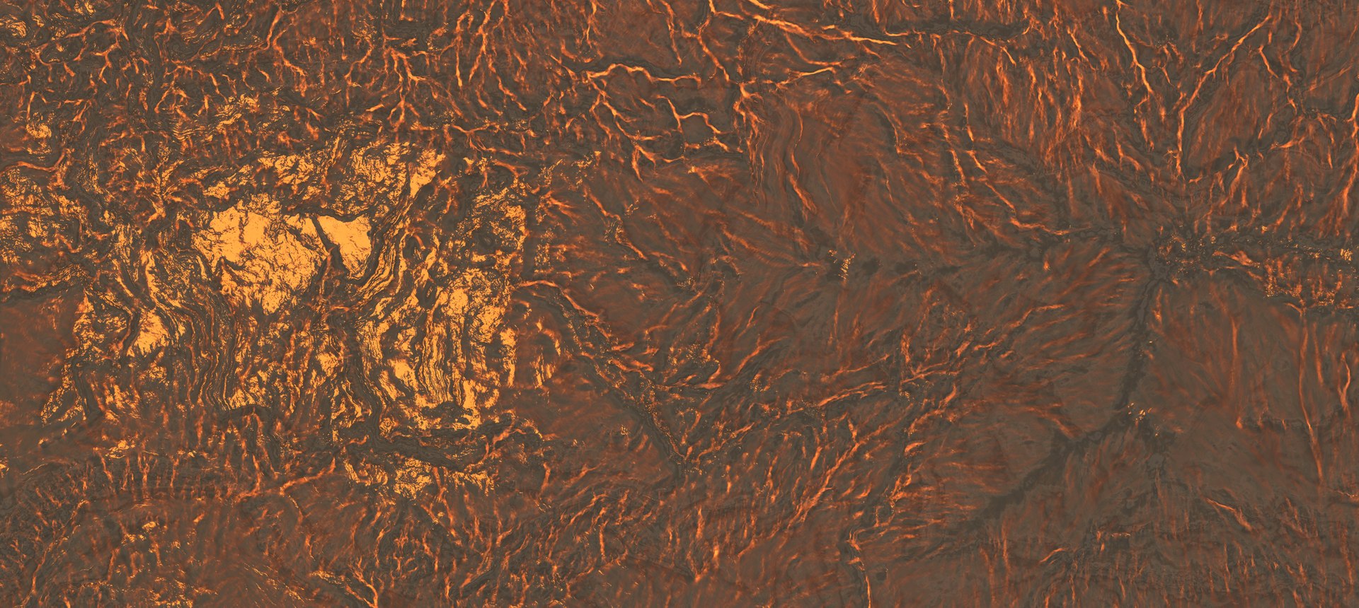 16k Infinite Lava River Seamless Height Map And 3D Terrain 3D ...