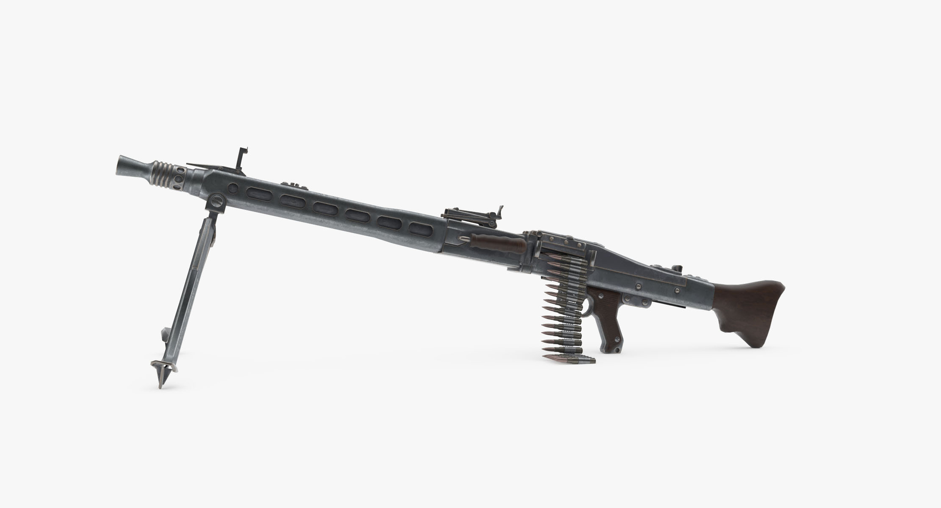 MG-42 Machine Gun 3D - TurboSquid 2346876