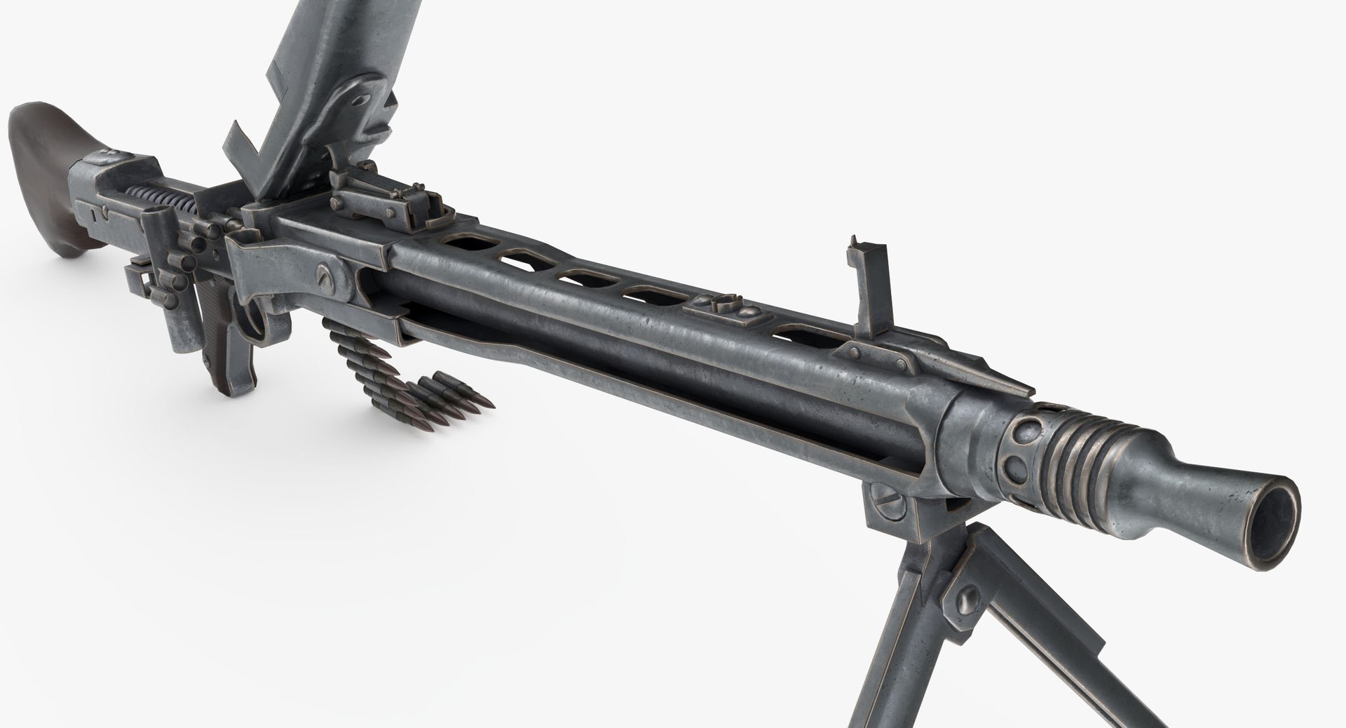 MG-42 Machine Gun 3D - TurboSquid 2346876