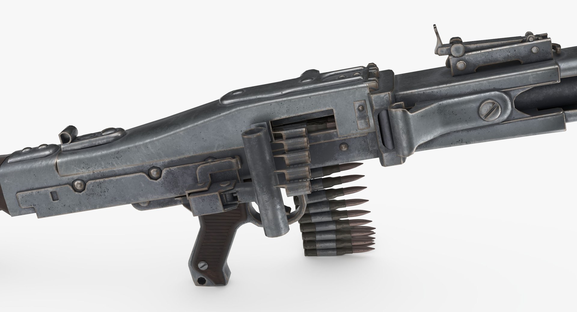 MG-42 Machine Gun 3D - TurboSquid 2346876