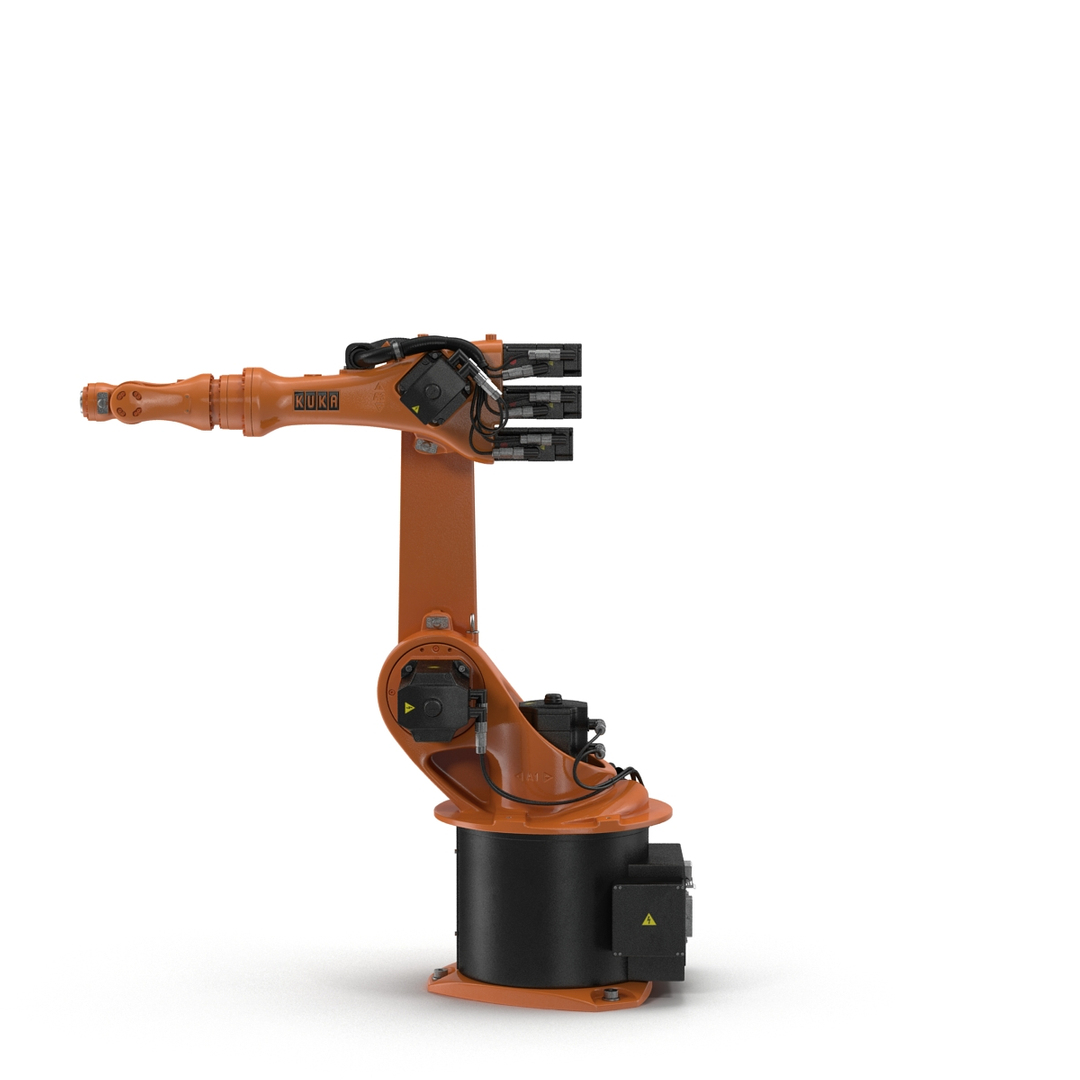 kuka robots rigged 7 3d model