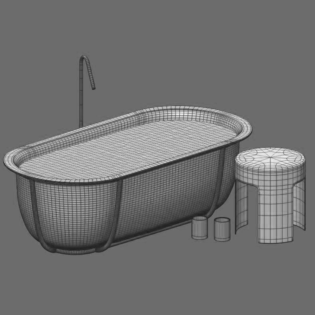 3D Cuna Agrape Bathtub Cuba - TurboSquid 1392864