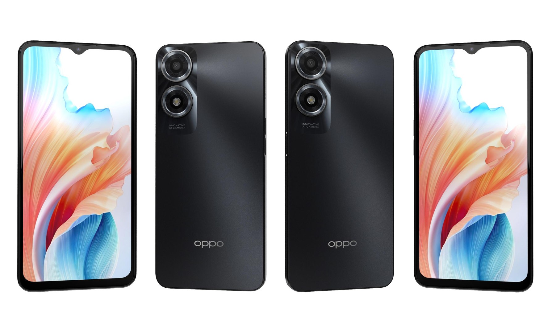 Oppo A2X Black Model - TurboSquid 2142573