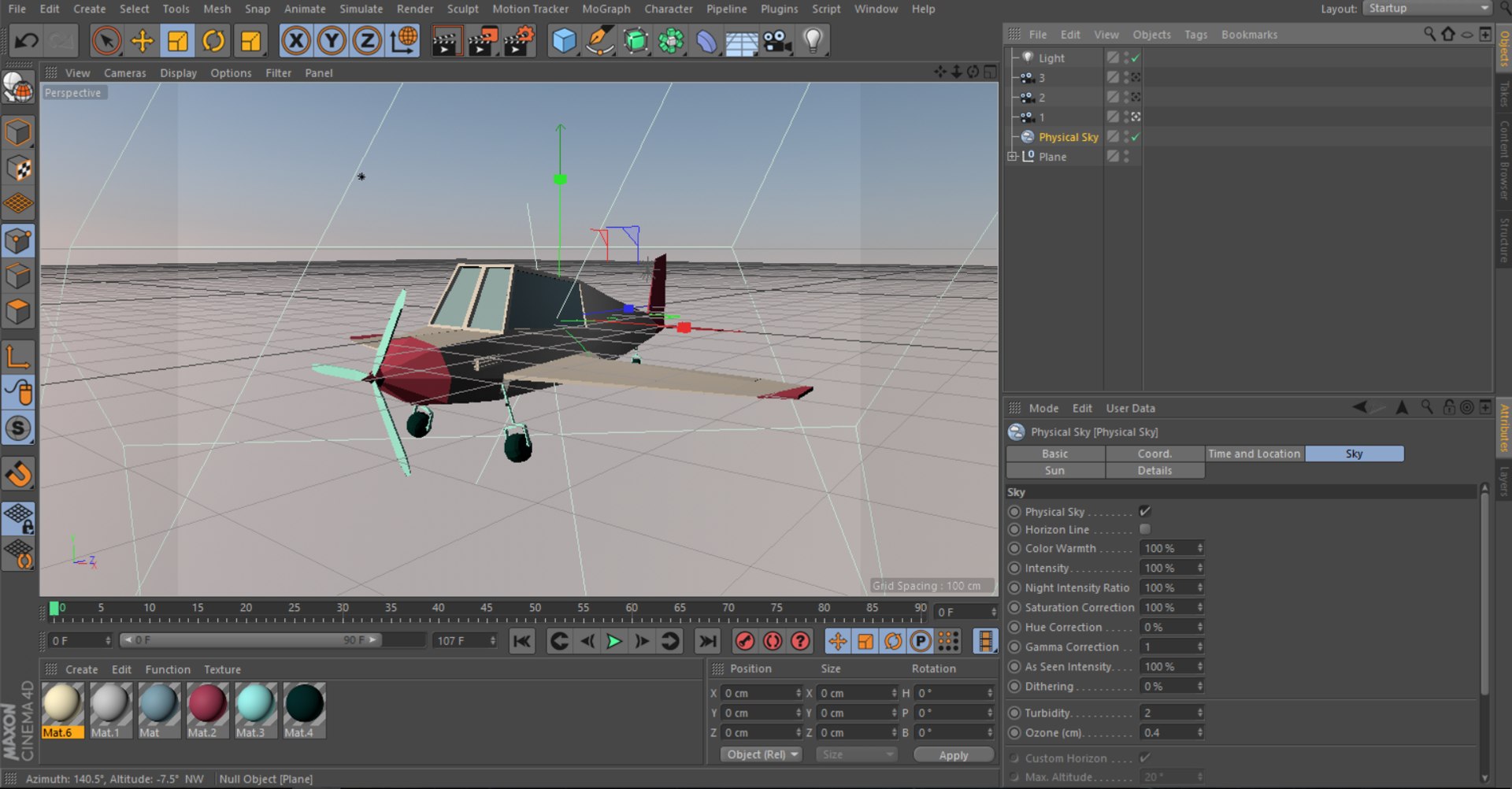 Free Plane Render 3D - TurboSquid 1192348